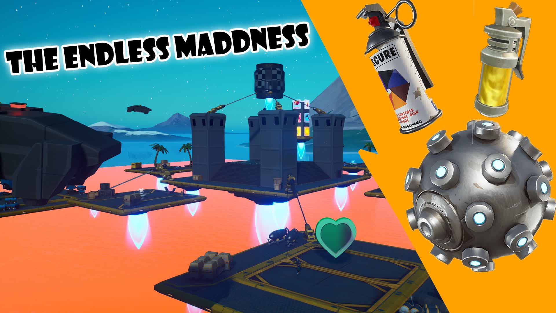 The endless madness [ r0mero ] – Fortnite Creative Map Code
