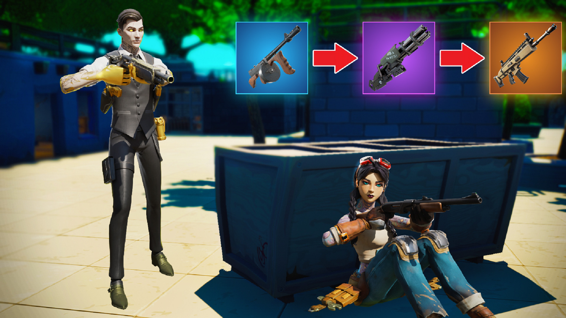 Sparta - Gun Game [ 2xvoid ] – Fortnite Creative Map Code