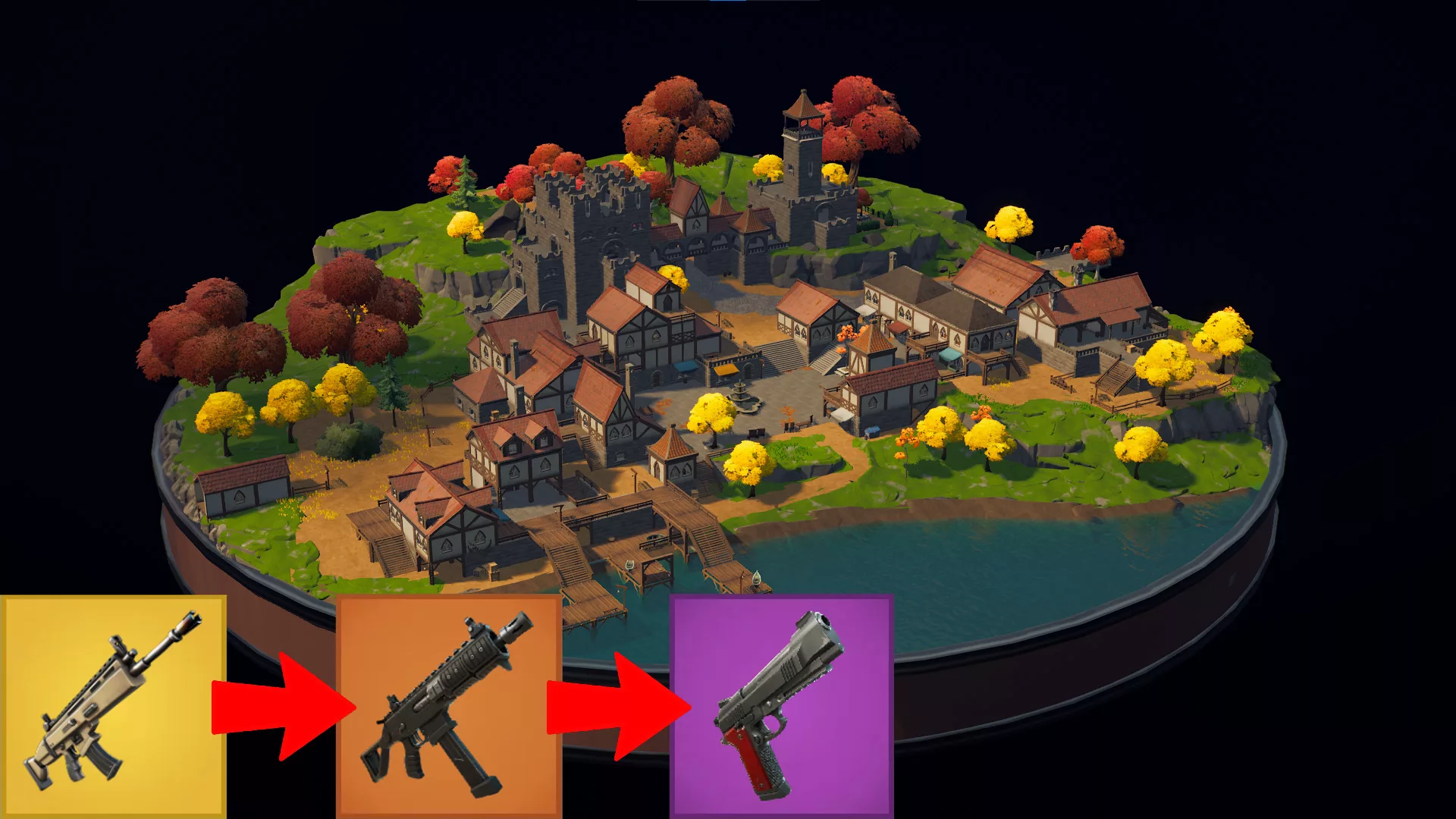 Anvil Square Gun Game [ pixelateddreams ] – Fortnite Creative Map Code