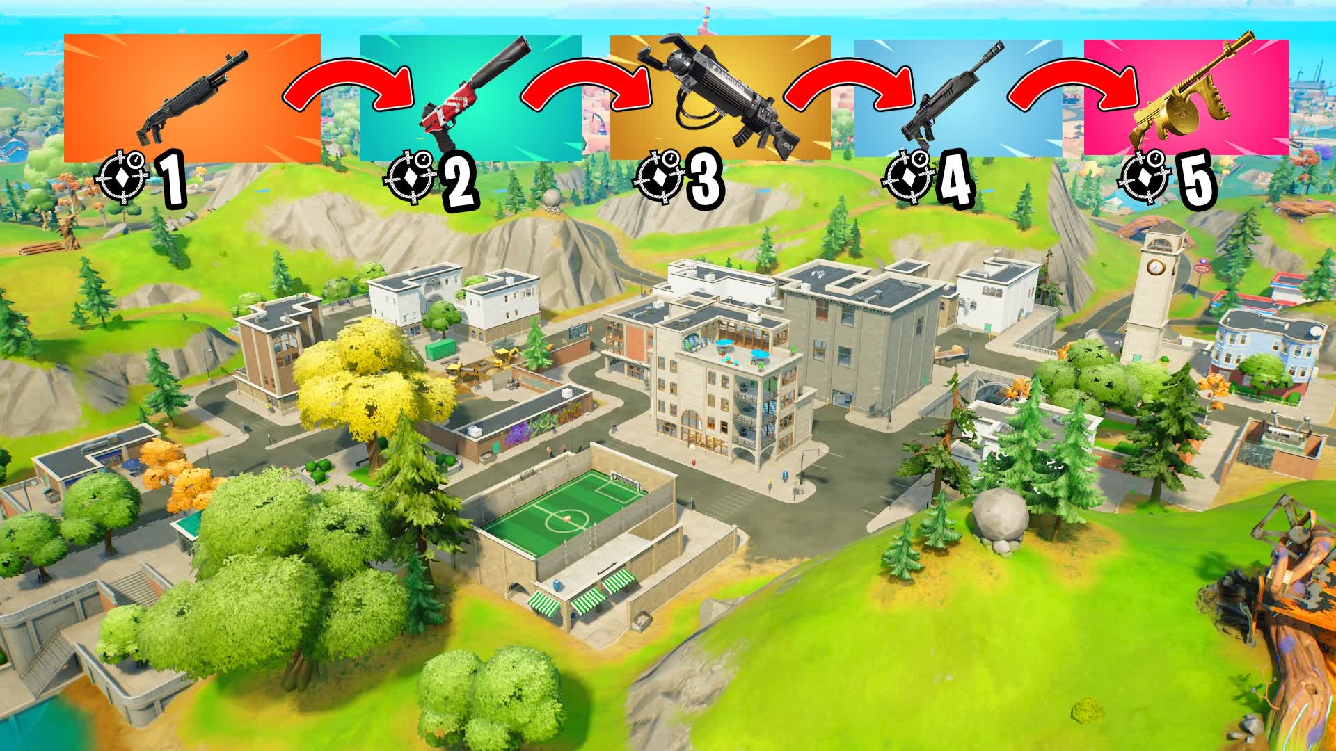💥TILTED - GUN GAME 💥 [ lagri ] – Fortnite Creative Map Code