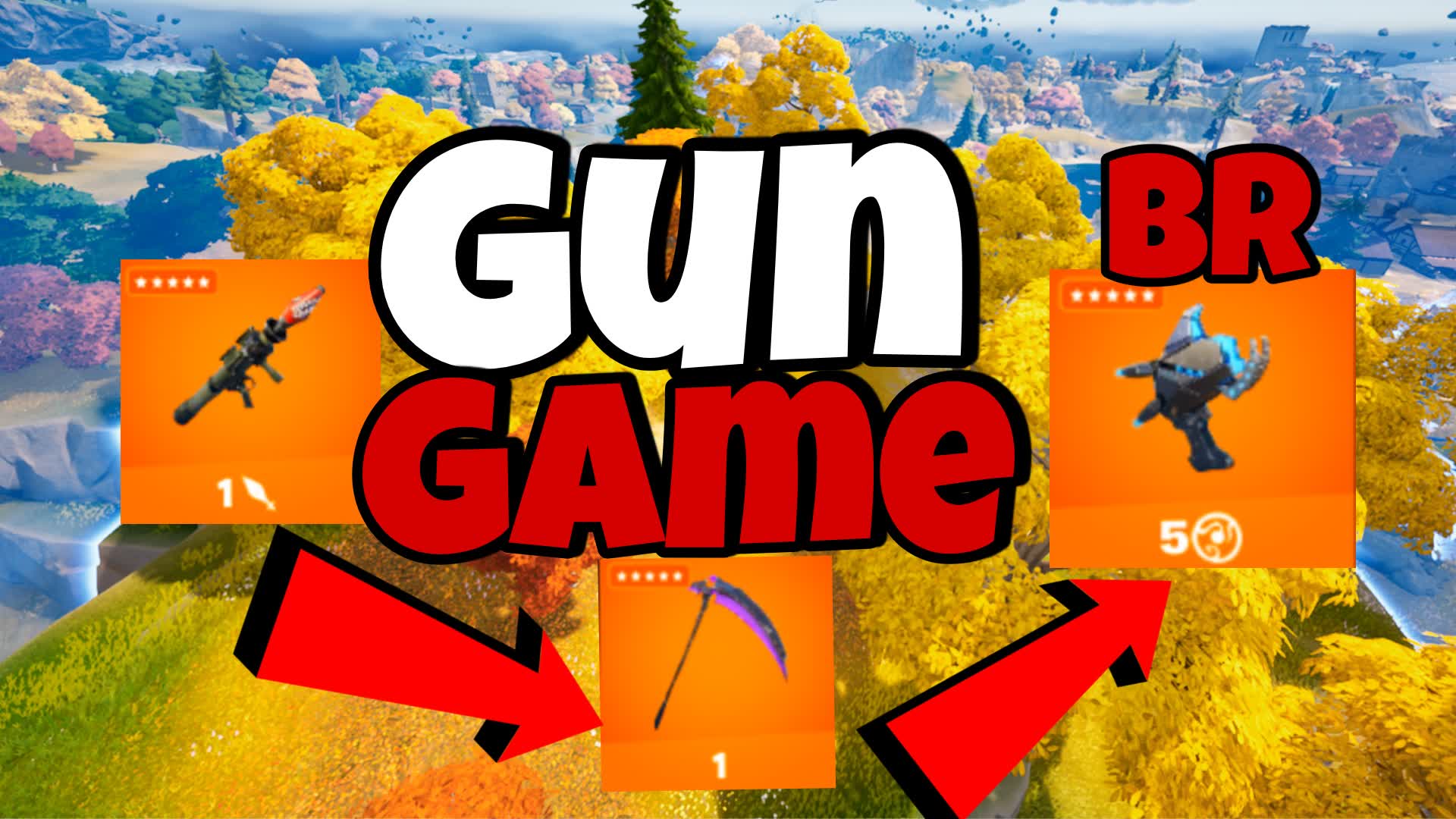 Br-Gun Game [ ork ] – Fortnite Creative Map Code