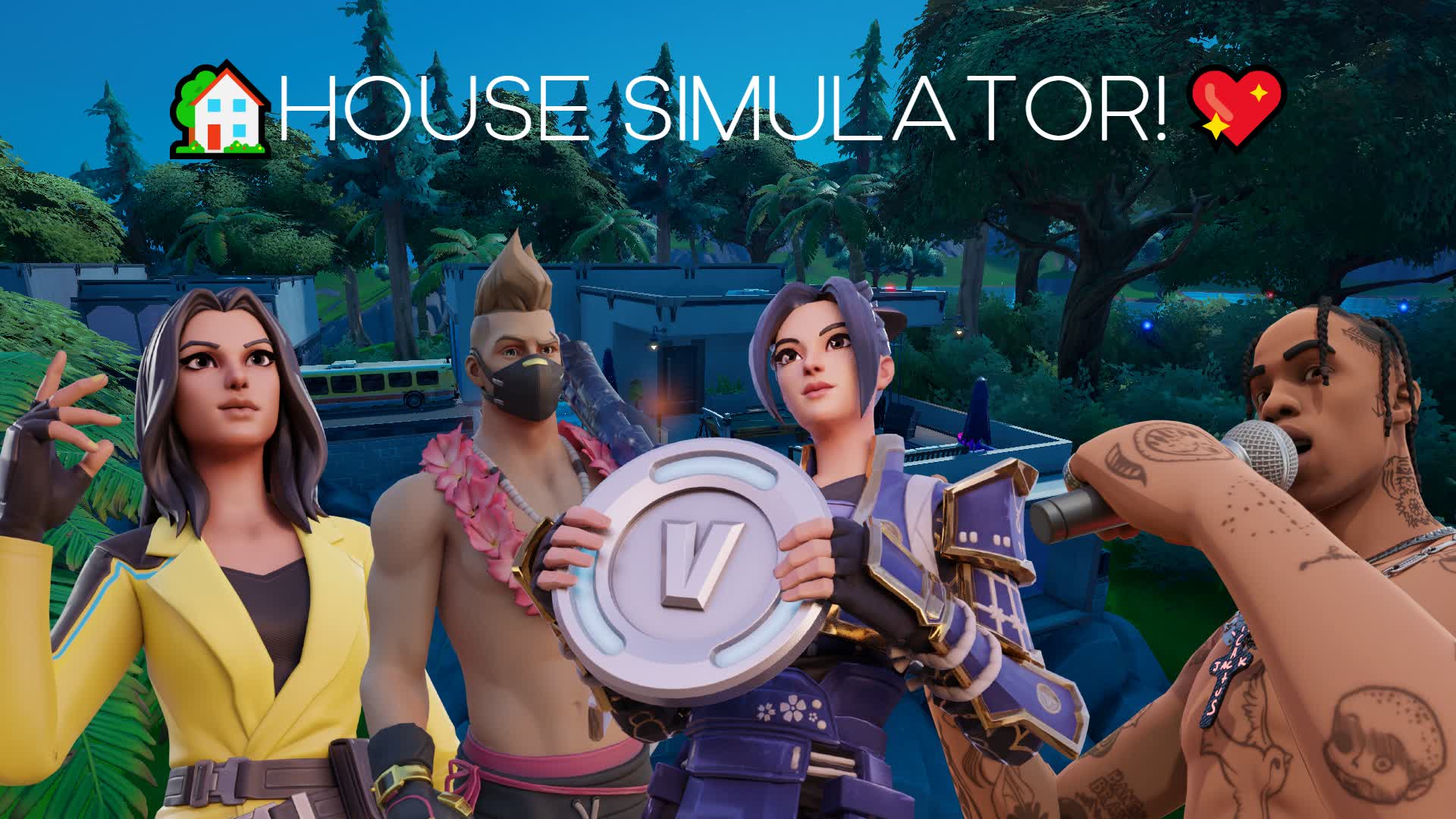 🏡HOUSE SIMULATOR!💖 [ zekekane ] – Fortnite Creative Map Code