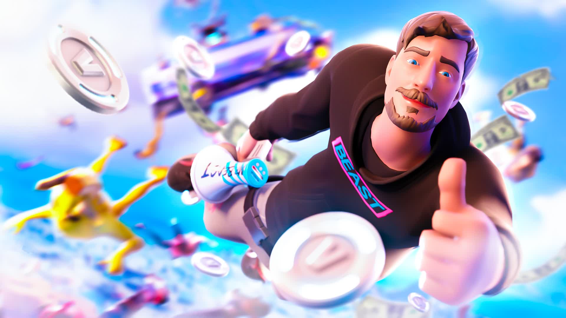 🧑🏼MR BEAST FFA - 12 PLAYERS💸 [ ade ] – Fortnite Creative Map Code