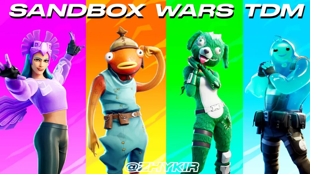 SANDBOX WARS TDM [ zhykir ] – Fortnite Creative Map Code