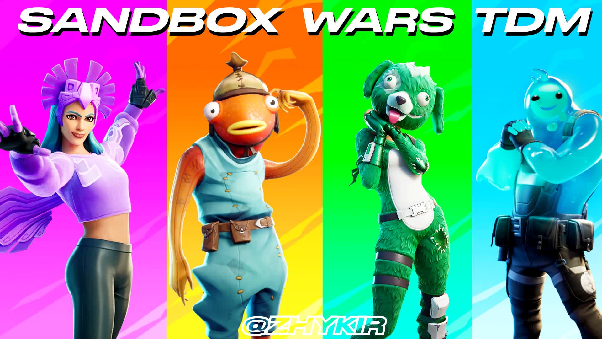 SANDBOX WARS TDM [ zhykir ] – Fortnite Creative Map Code