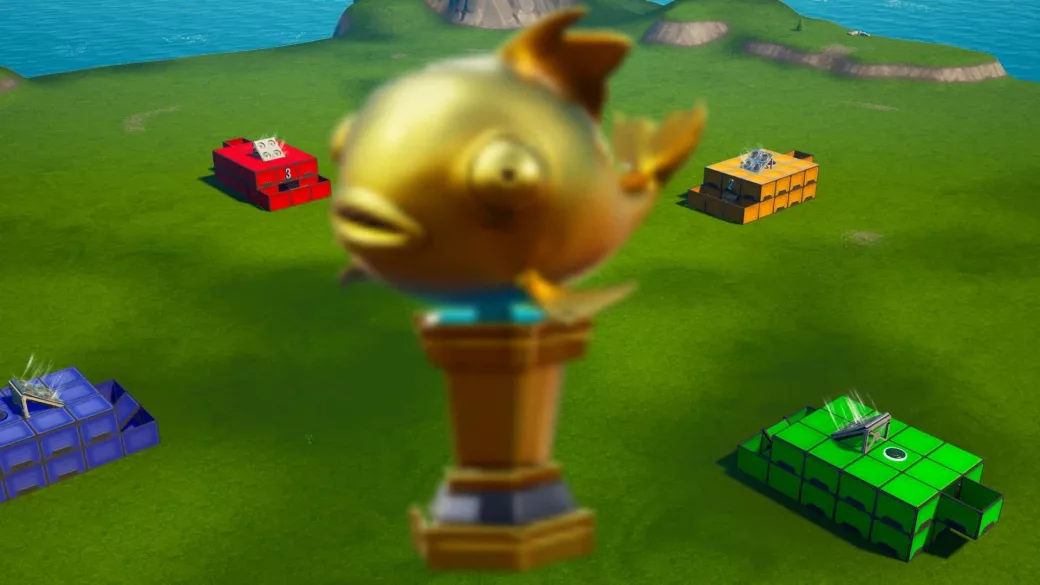 MYTHIC GOLDFISH GO GOATED 4V4V4V4 XA [ bed ] – Fortnite Creative Map Code