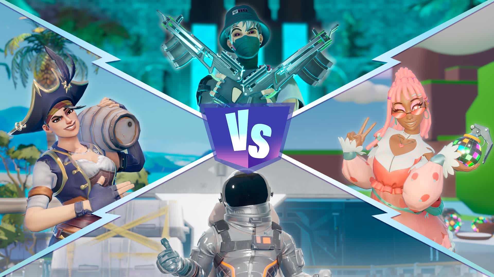 ARENA SHUFFLE | 240 COMBINATIONS FFA [ kyber ] – Fortnite Creative Map Code