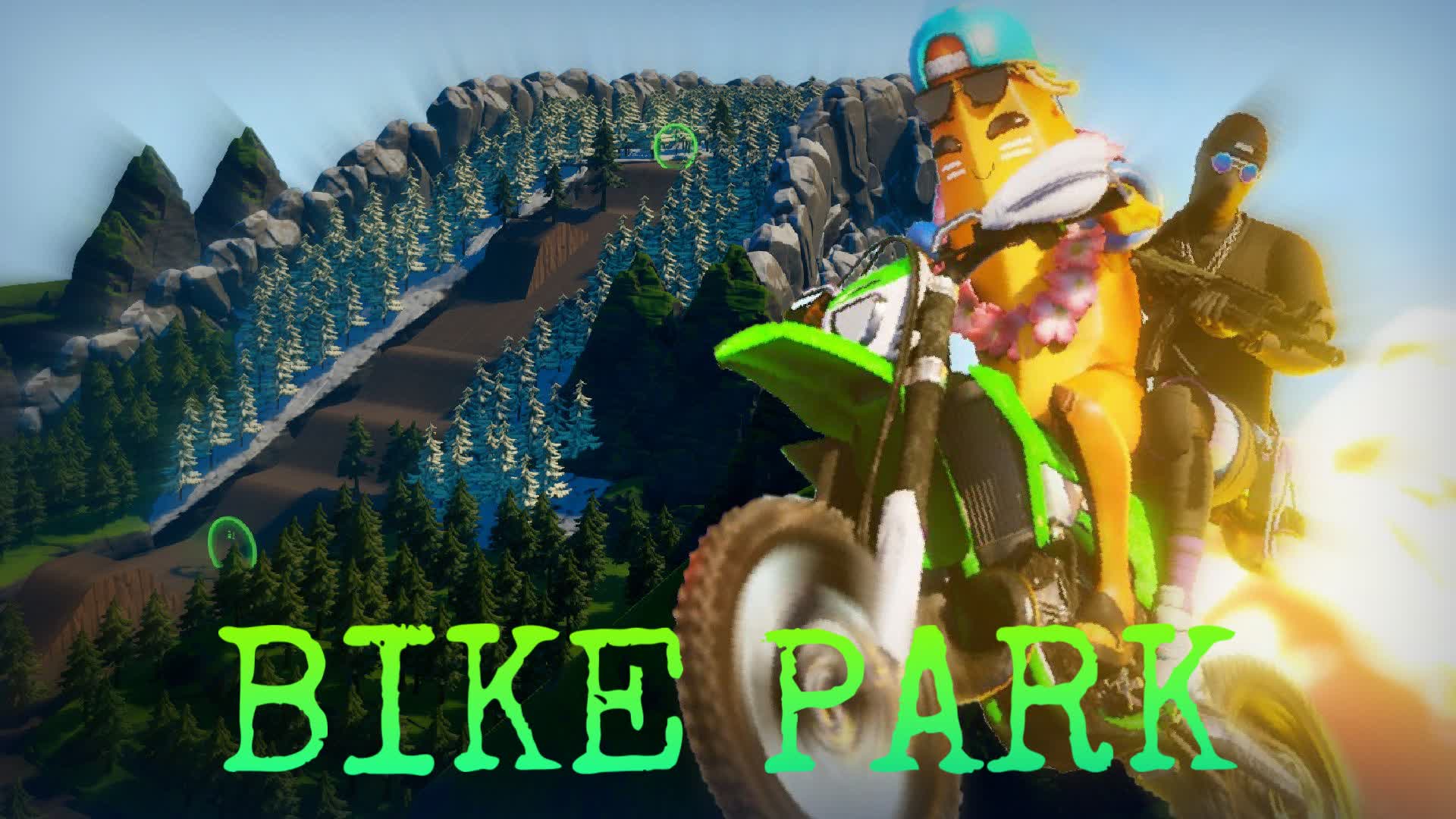 🏍BIKER FUN PARK🏍RACE + BIKE-DEATHRUN [ palme ] – Fortnite Creative Map Code