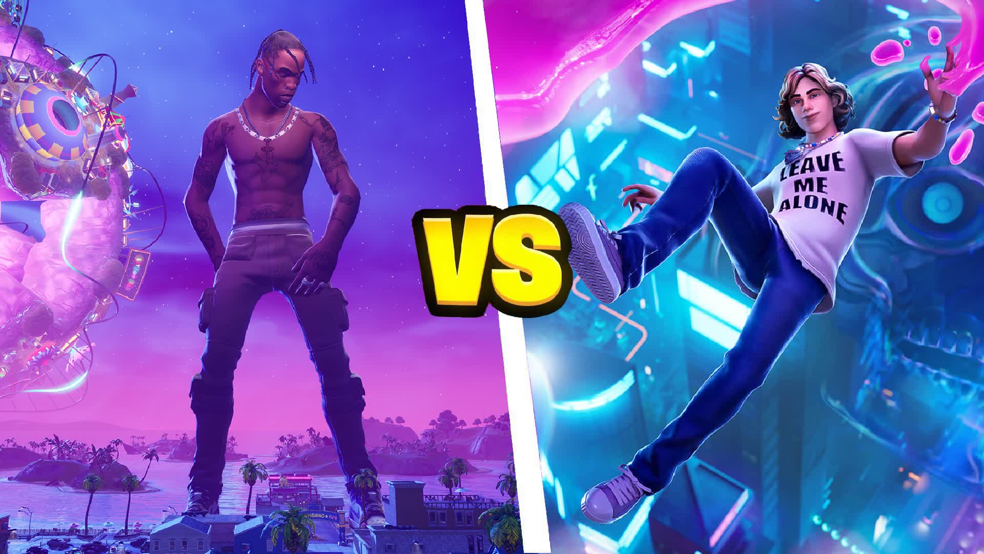 🎤Travis Scott VS The Kid LAROI🎧 [ palme ] – Fortnite Creative Map Code