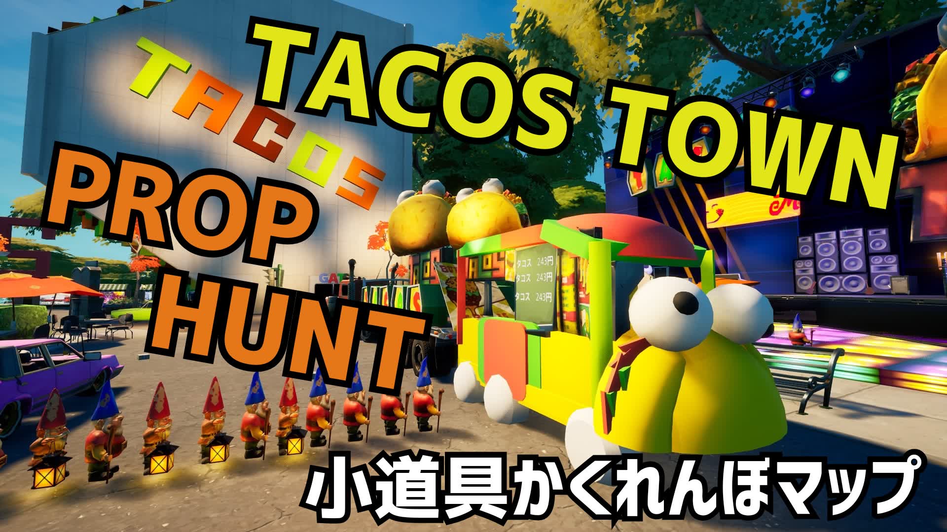 TACOS TOWN PROP HUNT [ eritacos ] – Fortnite Creative Map Code