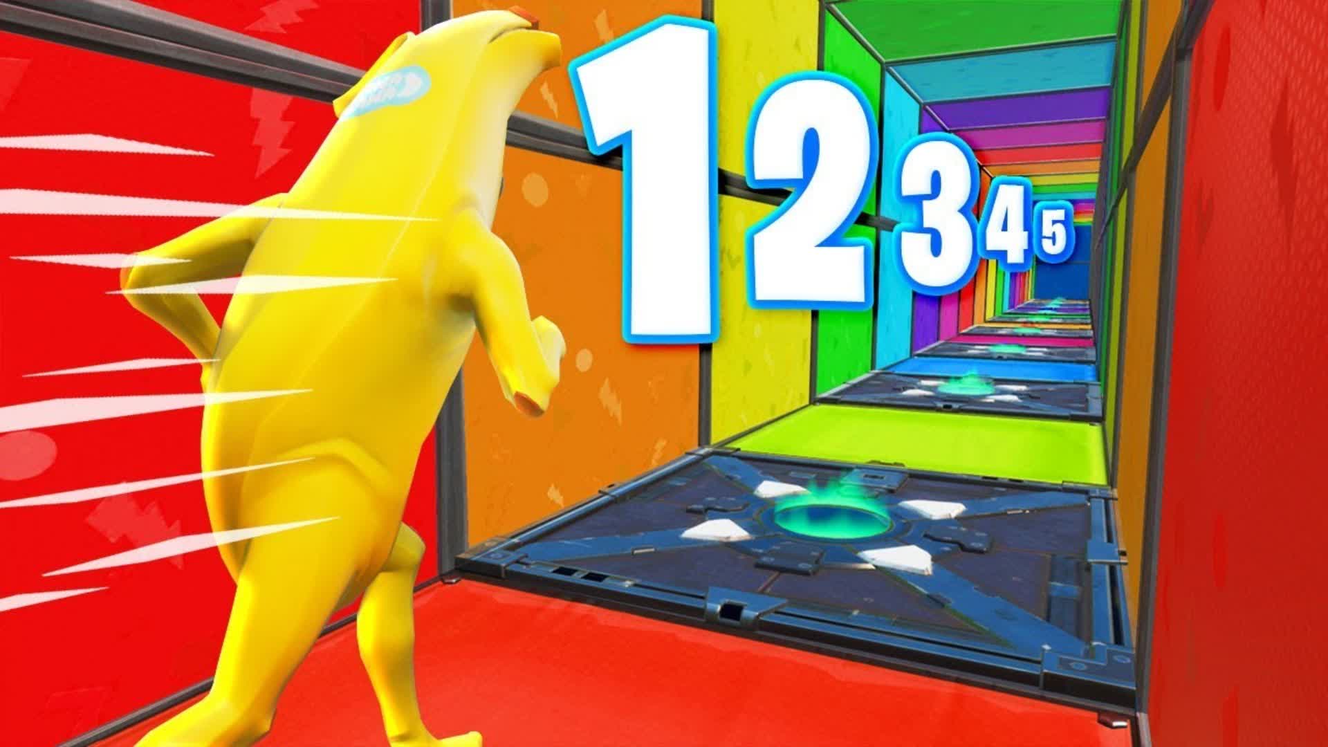 DEFAULT DEATHRUN 50 LEVELS 😎 [ lab ] – Fortnite Creative Map Code