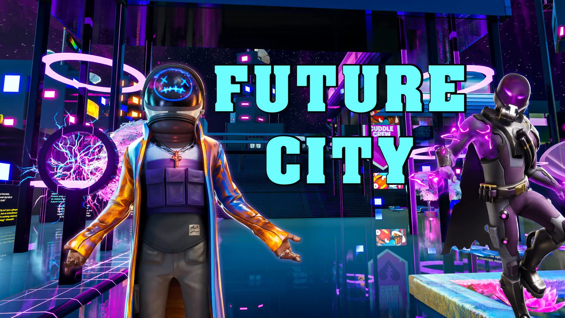FUTURE CITY 🏢 - Open World [ unicornangel96 ] – Fortnite Creative Map Code