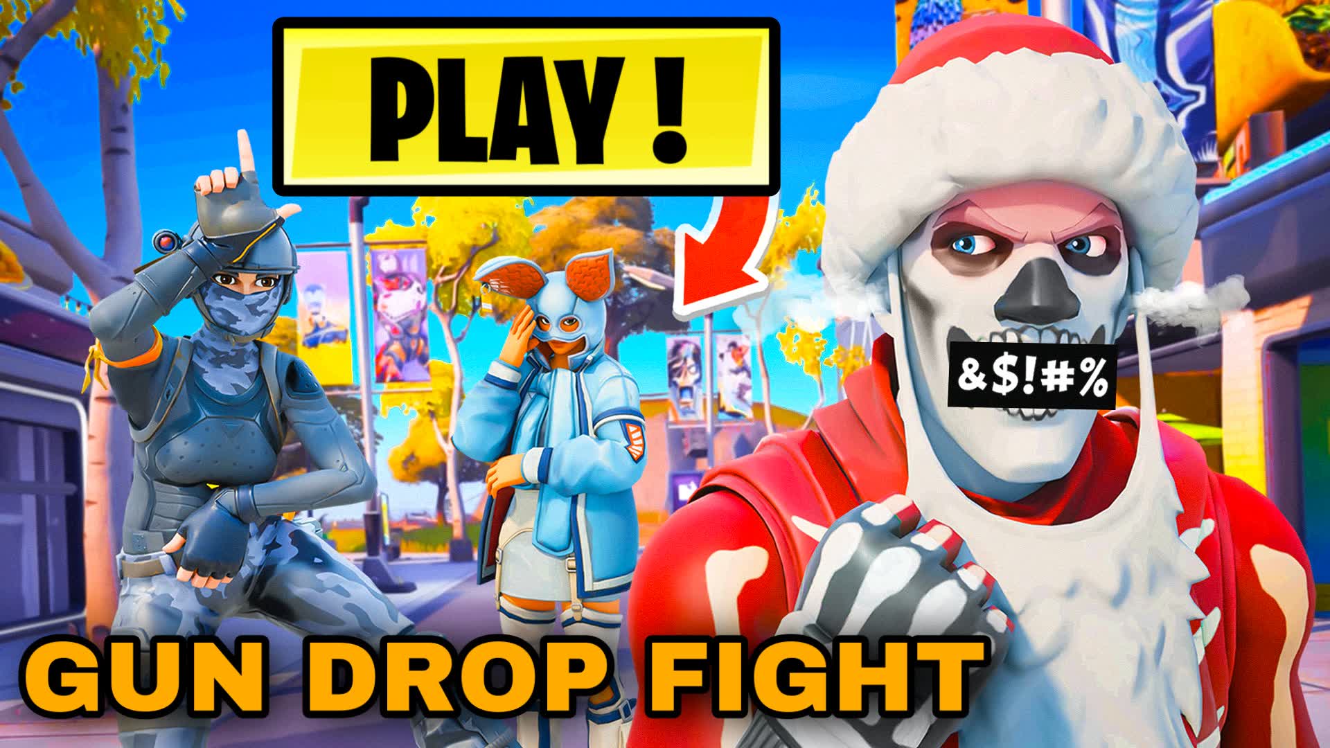 GUN DROP FIGHT [ abd8x ] – Fortnite Creative Map Code