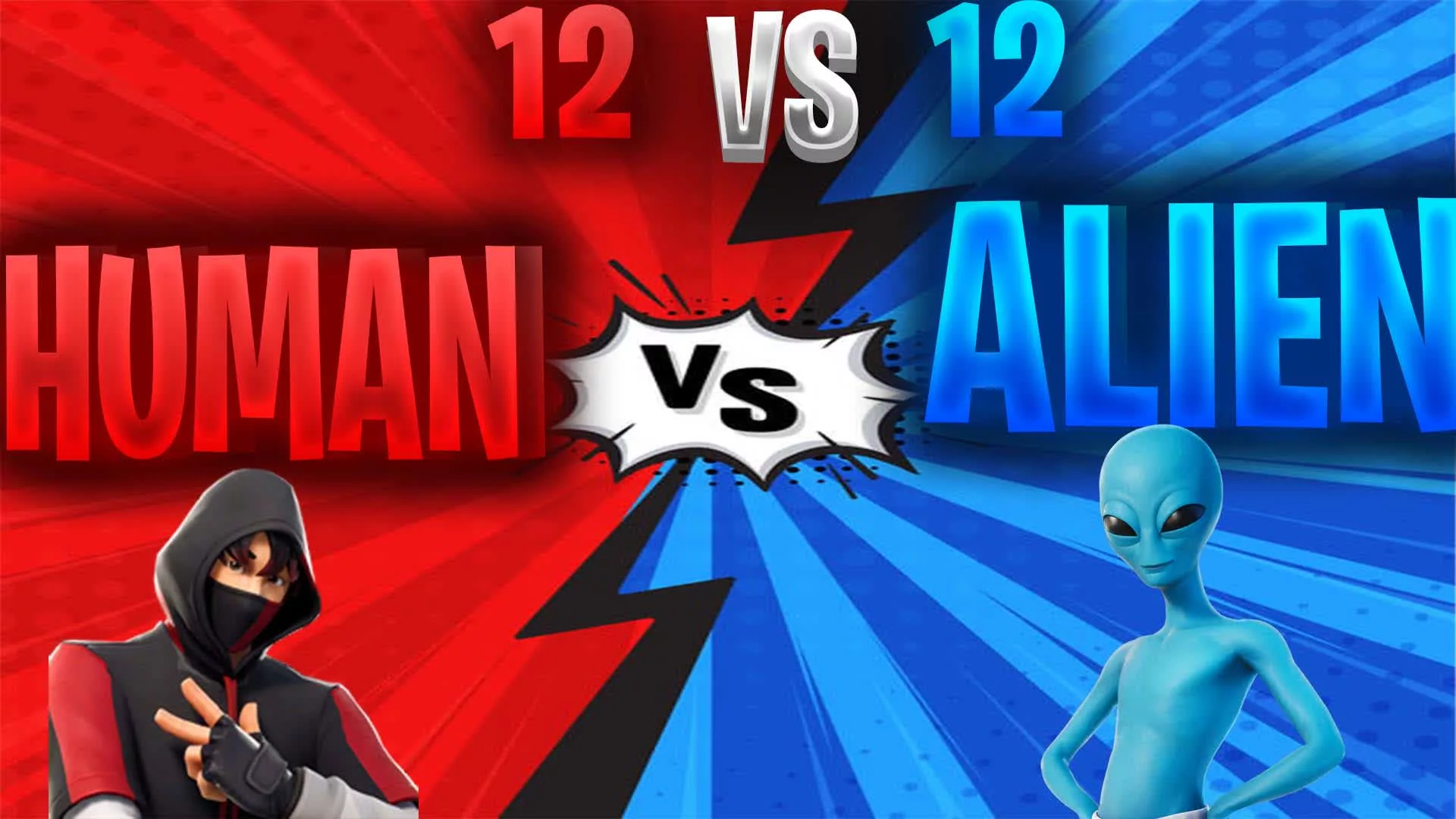 👽ALIEN VS HUMAN👨 [ ptdr ] – Fortnite Creative Map Code