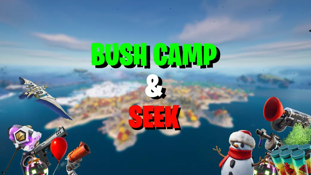 Bush Camp & Seek [ superrye99 ] – Fortnite Creative Map Code