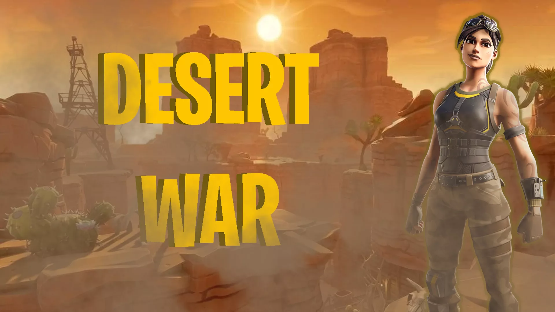 🏜️Desert War🏜️ [ pedranter ] – Fortnite Creative Map Code