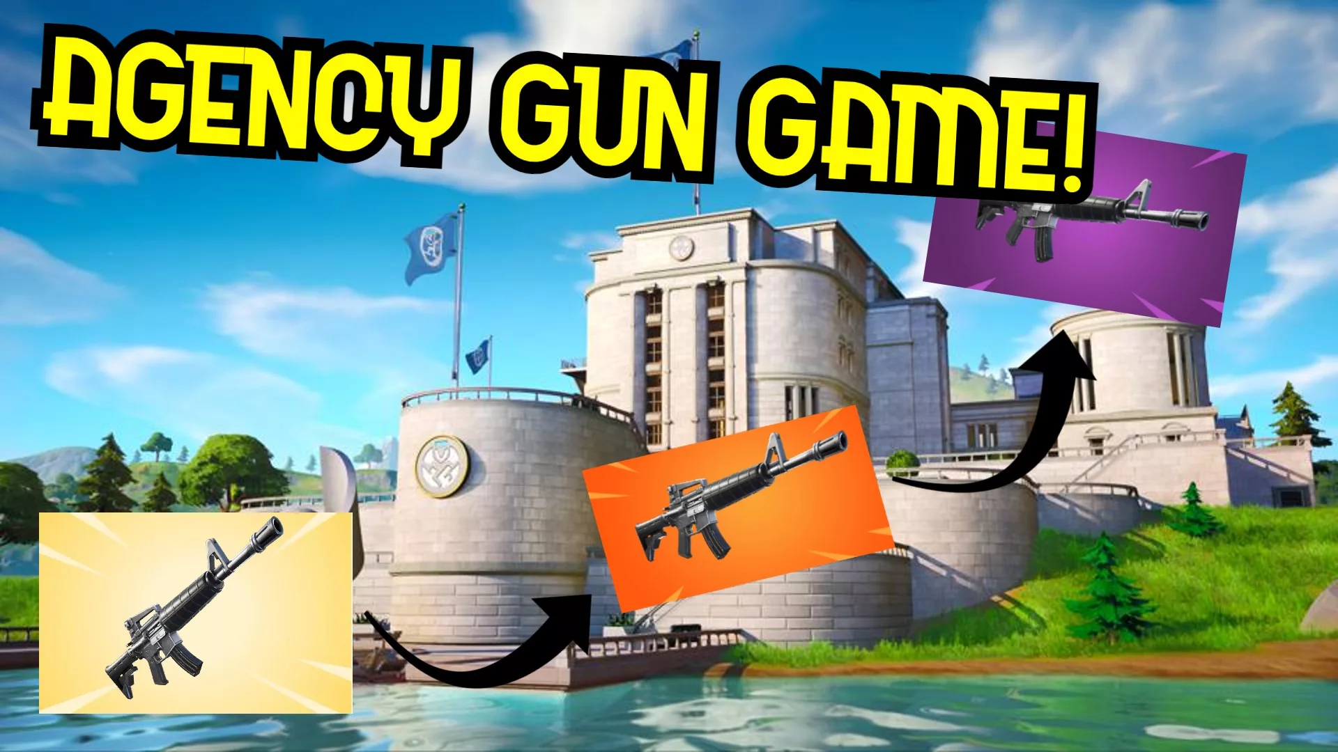 Agency Gun Game [ lunar ] – Fortnite Creative Map Code