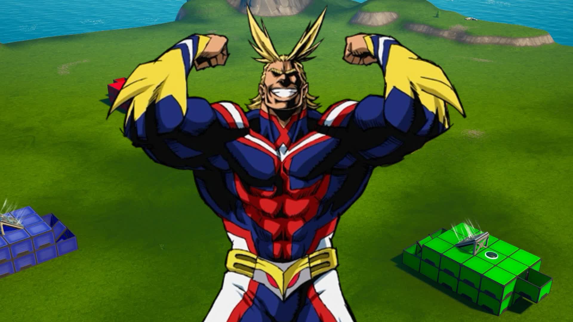 ALLMIGHT GO GOATED 4V4V4V4 [ bed ] – Fortnite Creative Map Code