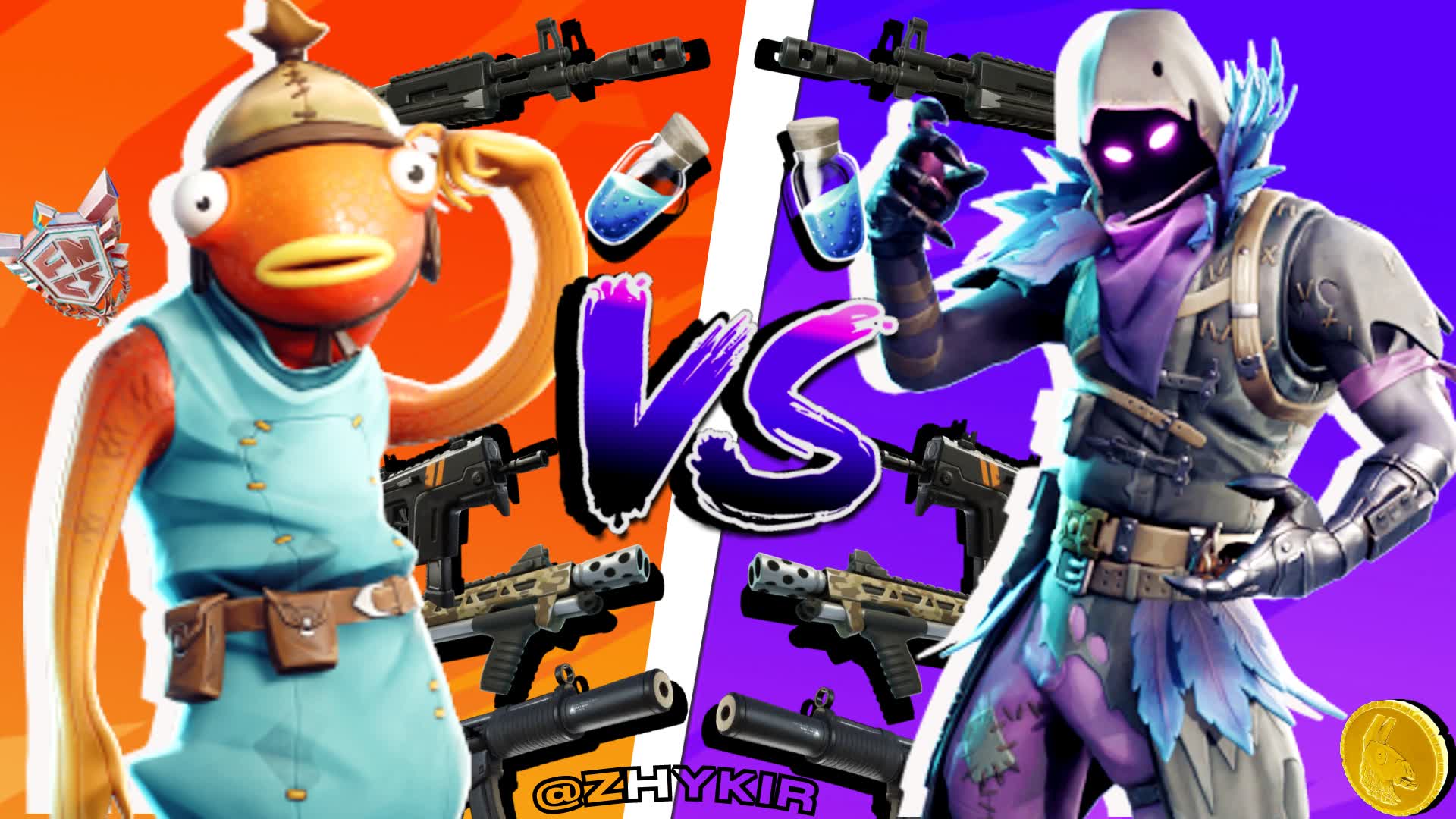Orange VS Purple Zero Build ARENA [ zhykir ] – Fortnite Creative Map Code