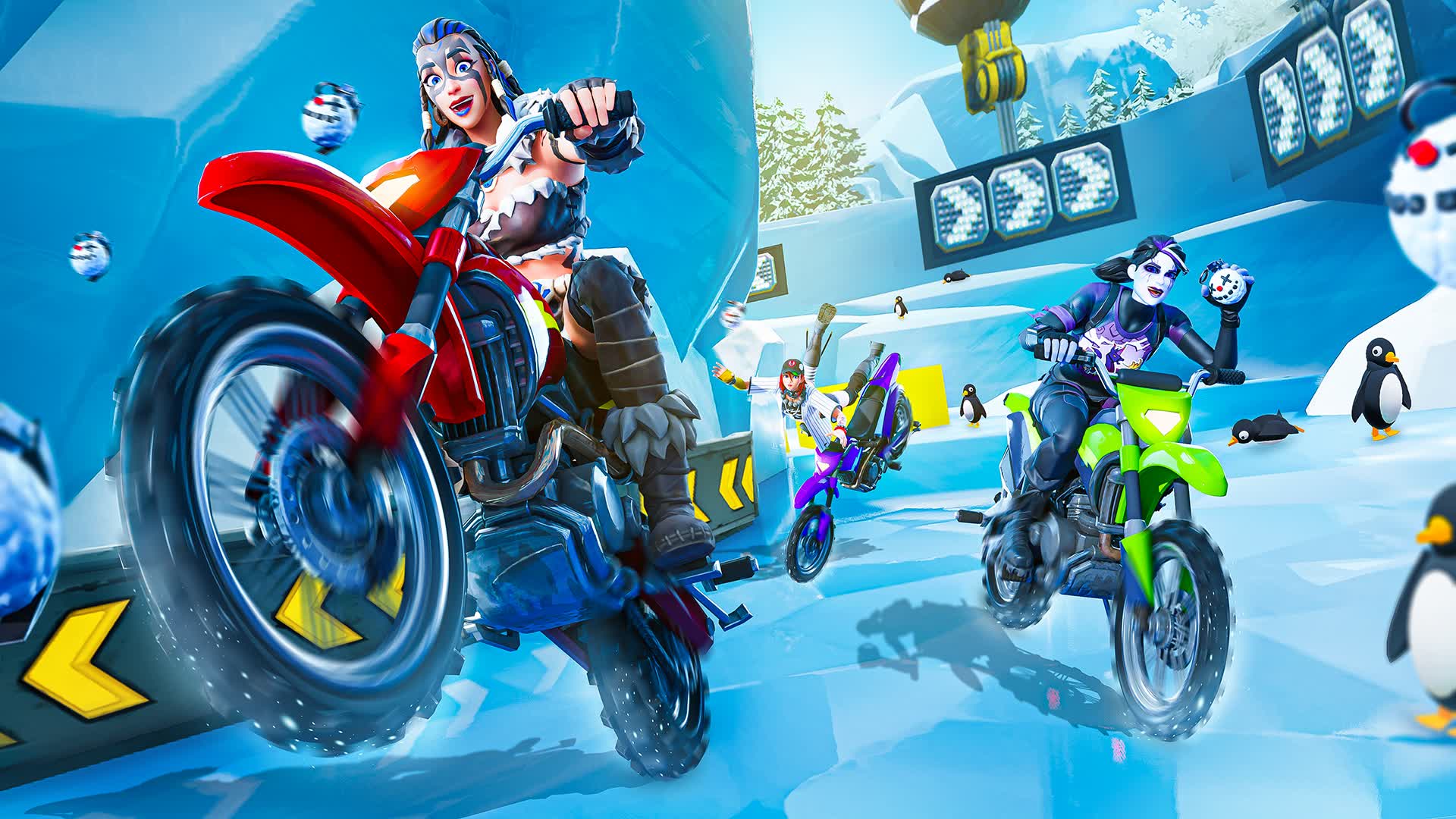 ICE RACE [ herocreate ] – Fortnite Creative Map Code