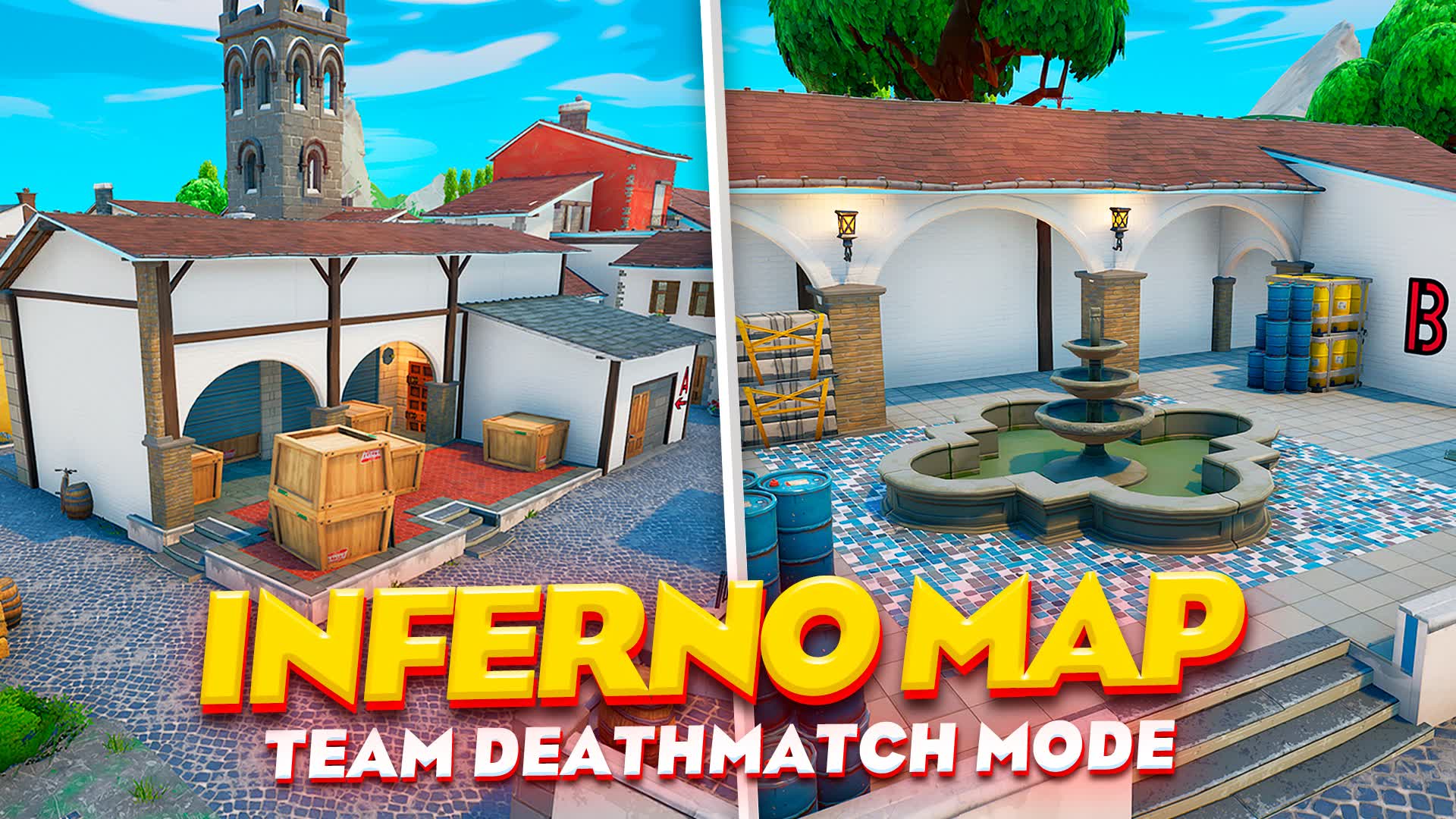 INFERNO: CT vs T (DEATHMATCH) [ emy ] – Fortnite Creative Map Code