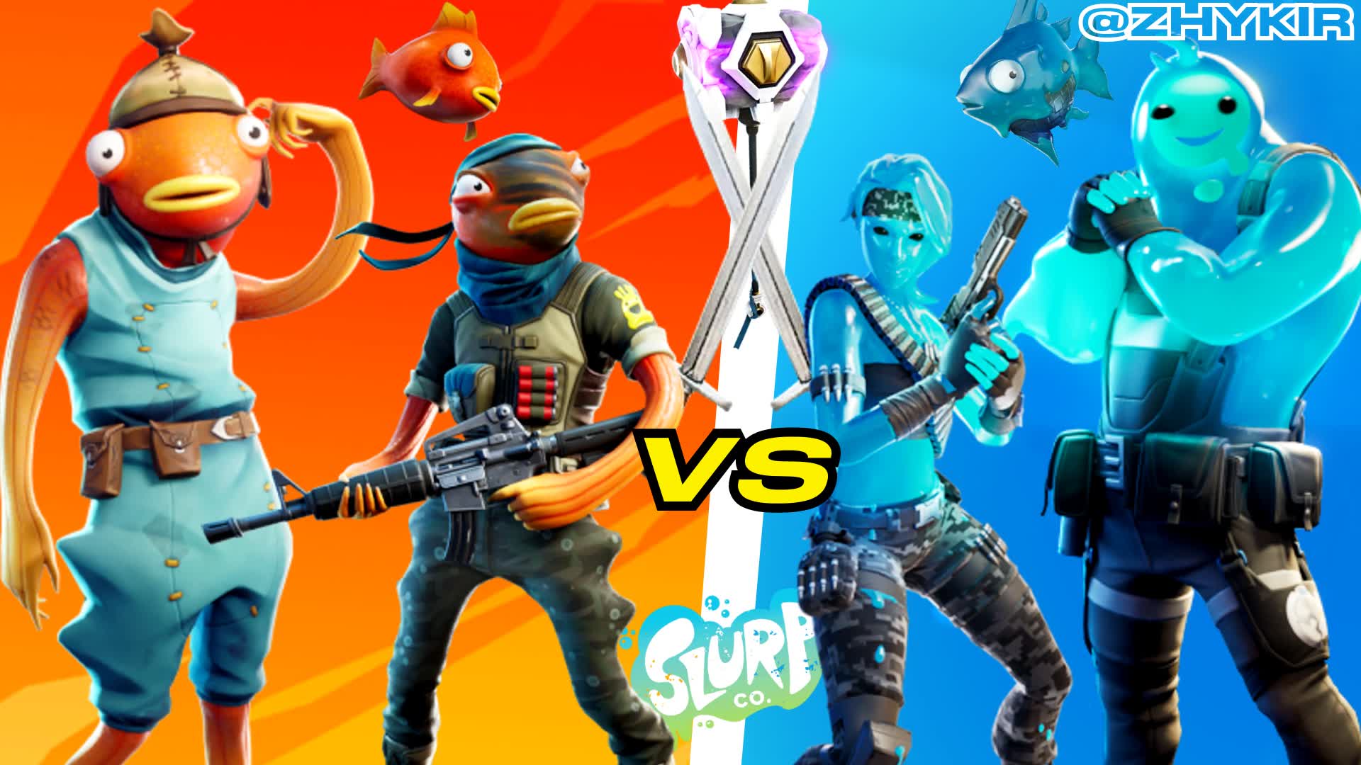 Fish(ARMY) VS Slurp(SQUAD) MELEE BATTLE [ zhykir ] – Fortnite Creative ...