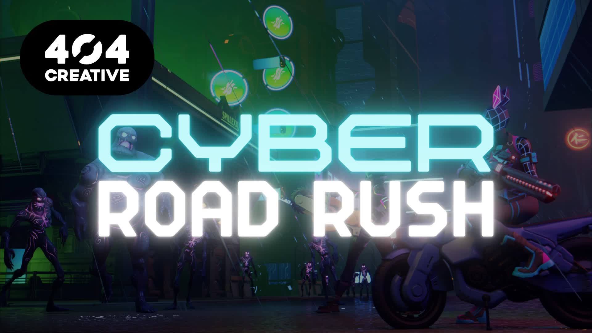 CYBER ROAD RUSH [ 404creative ] – Fortnite Creative Map Code