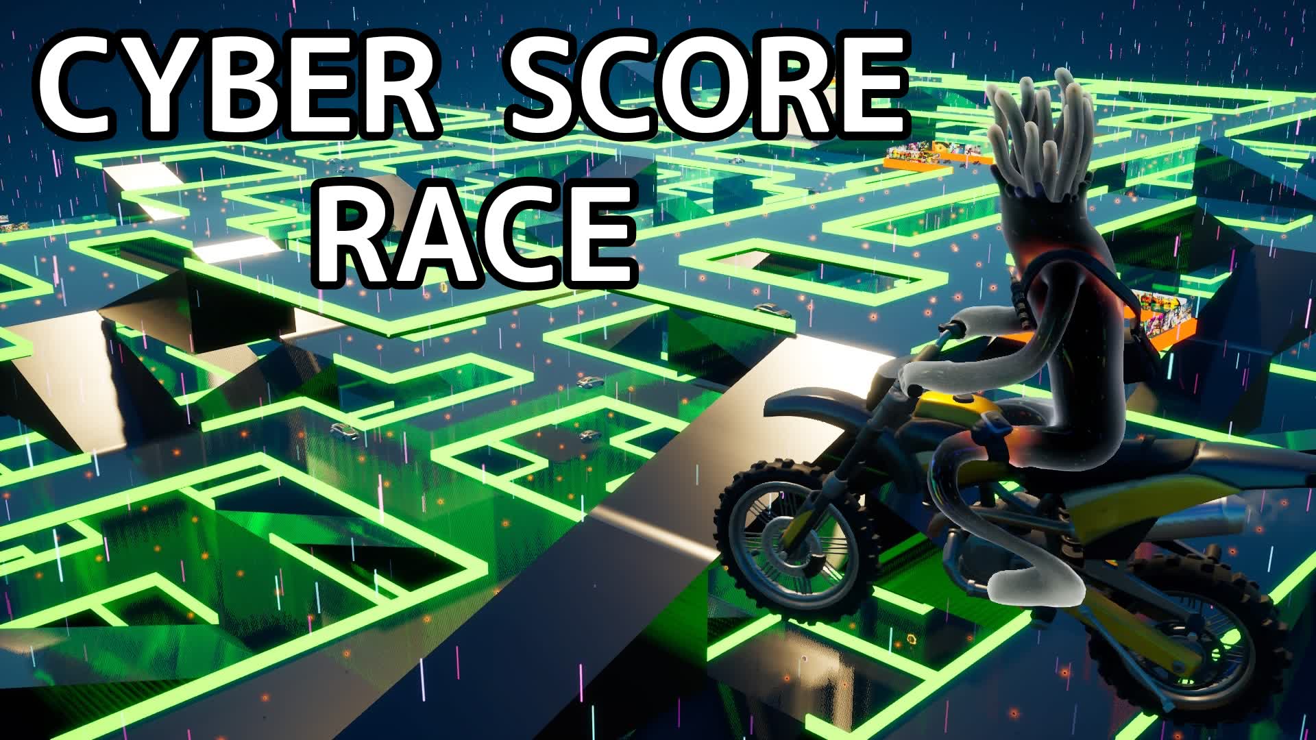 CYBER SCORE RACE！ [ eritacos ] – Fortnite Creative Map Code
