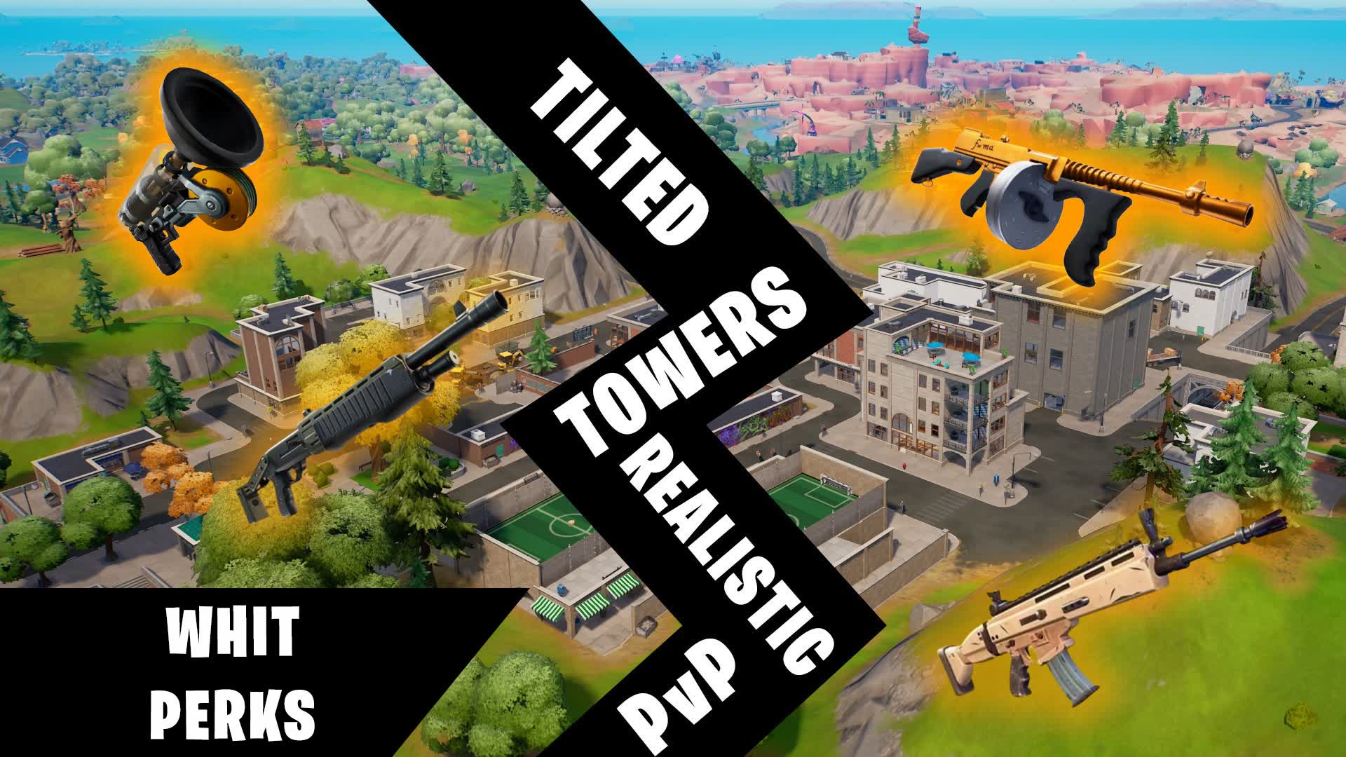 Tilted Realistic PvP - AUGMENTS [ yngmost3r ] – Fortnite Creative Map Code