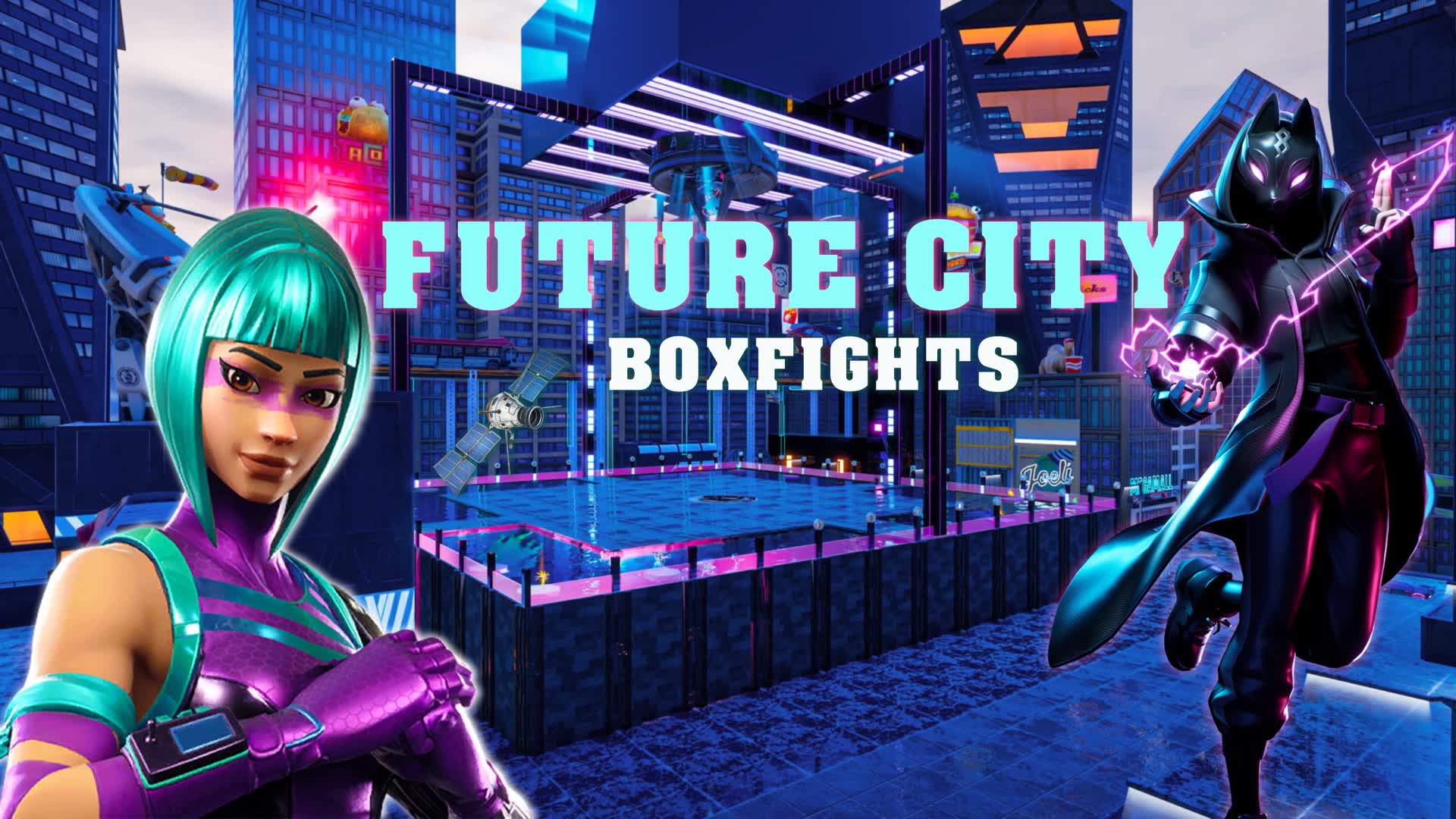 Future City 🏬 - (BoxFights) [ unicornangel96 ] – Fortnite Creative Map Code