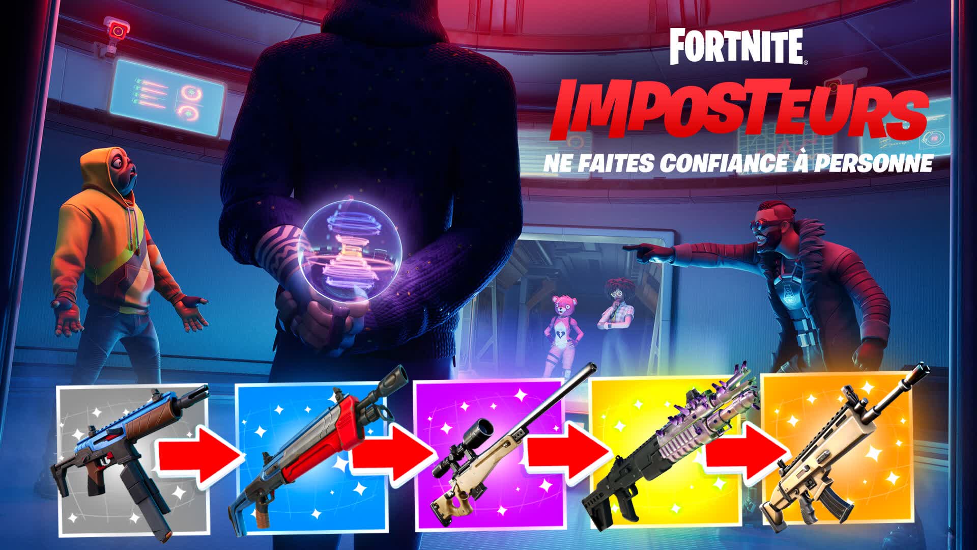 ☢ IMPOSTOR GUNGAME ☢ [ mouskito ] – Fortnite Creative Map Code