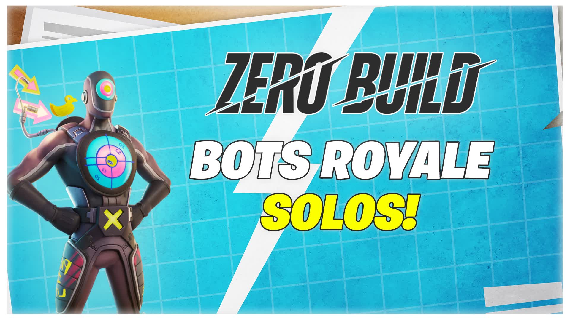 🤖 Bots Royale: Solo (No Builds) 🤖 [ nsmash ] – Fortnite Creative Map Code