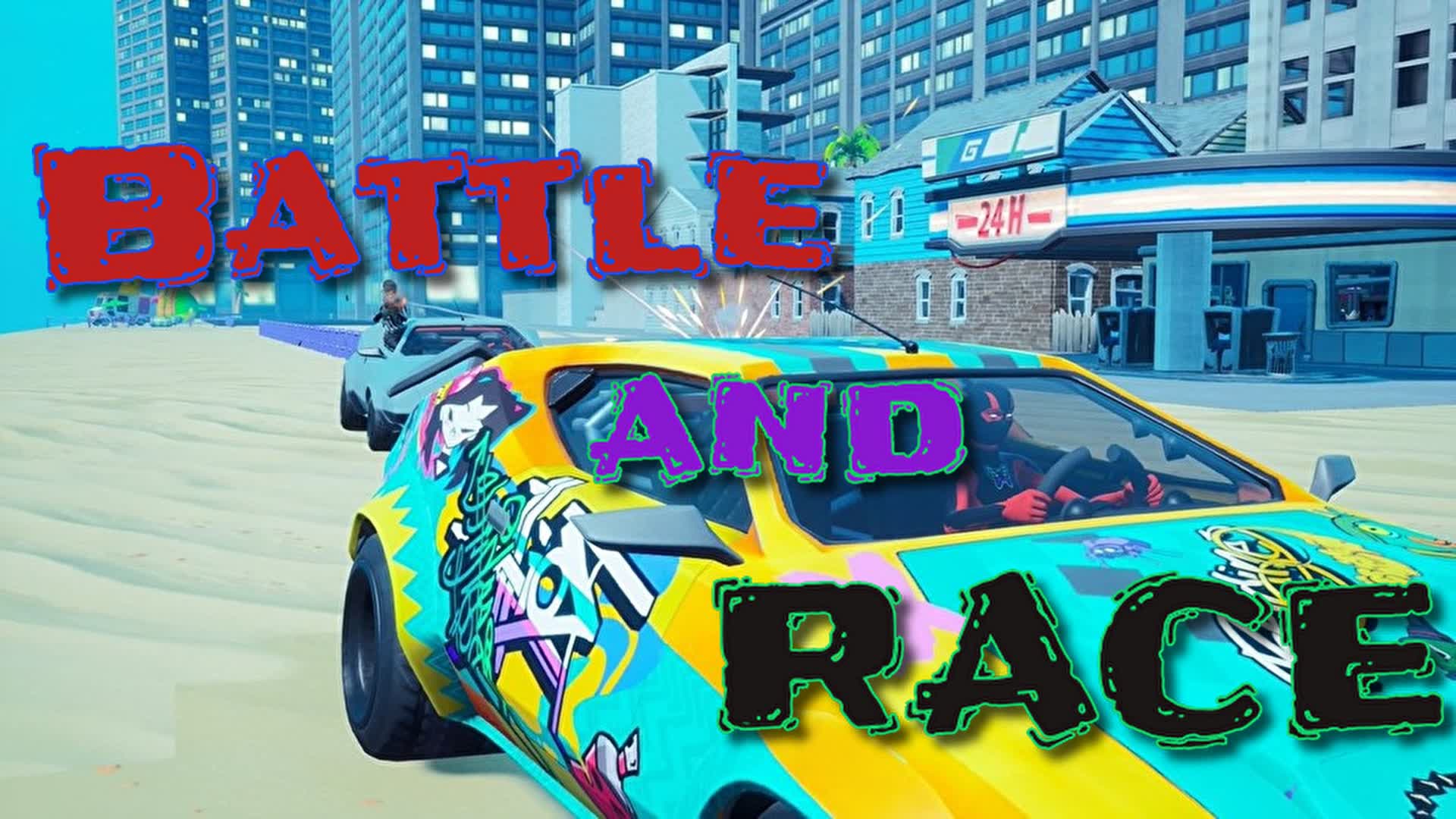 RACE&Battle royale [ otiba ] – Fortnite Creative Map Code