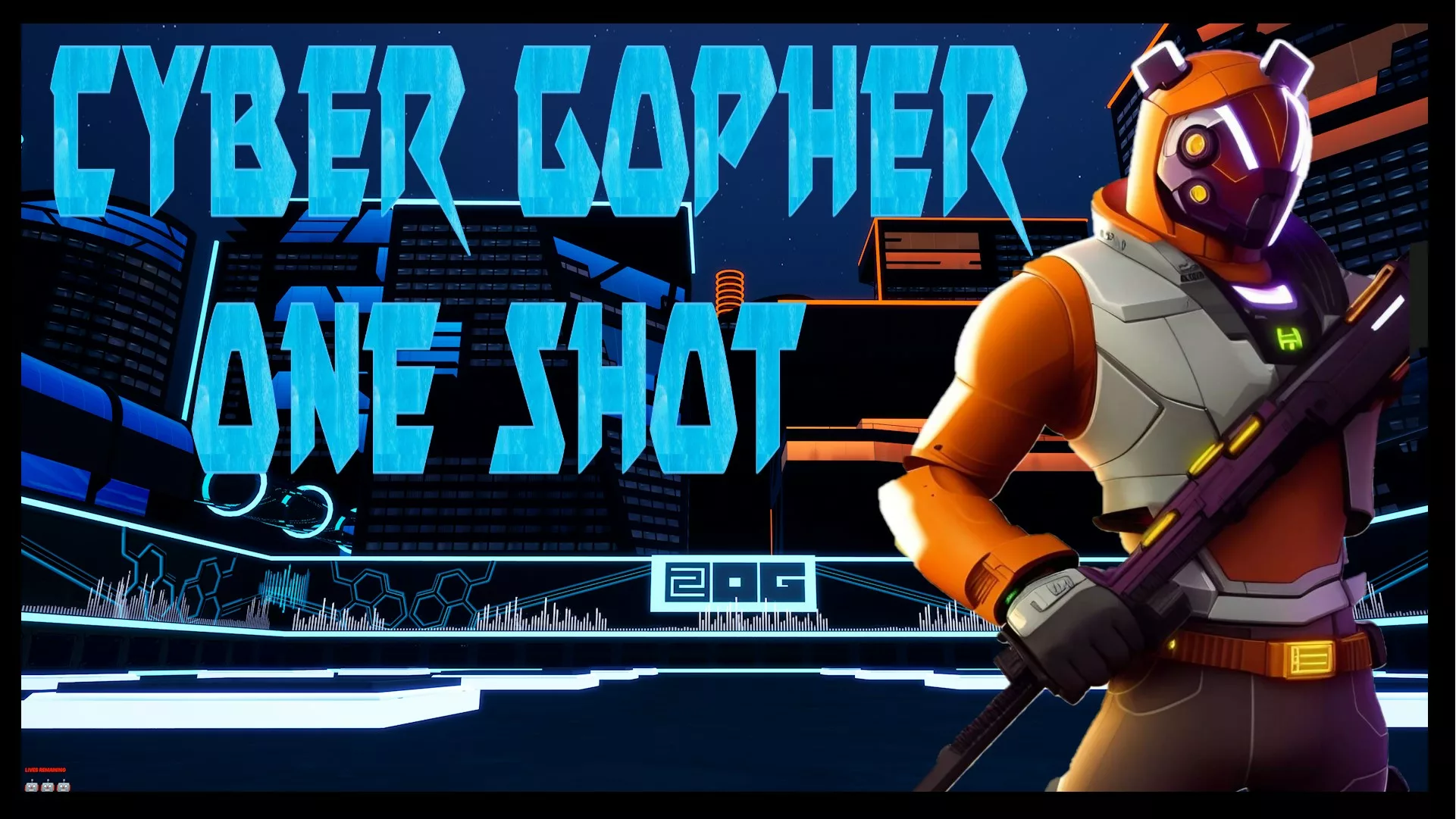 CYBER GOPHER ONE SHOT [ junglx ] – Fortnite Creative Map Code