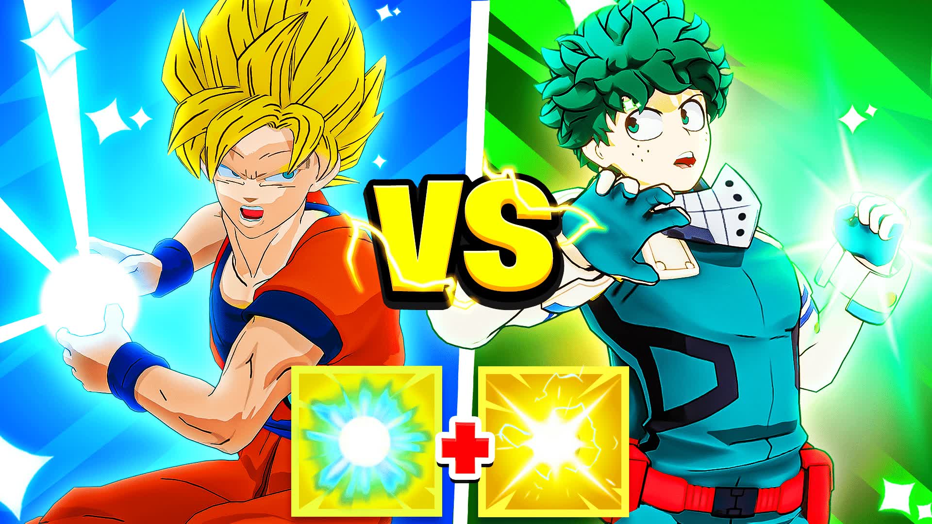 🐉 GOKU VS DEKU 🥊 [ tiktokfr ] – Fortnite Creative Map Code