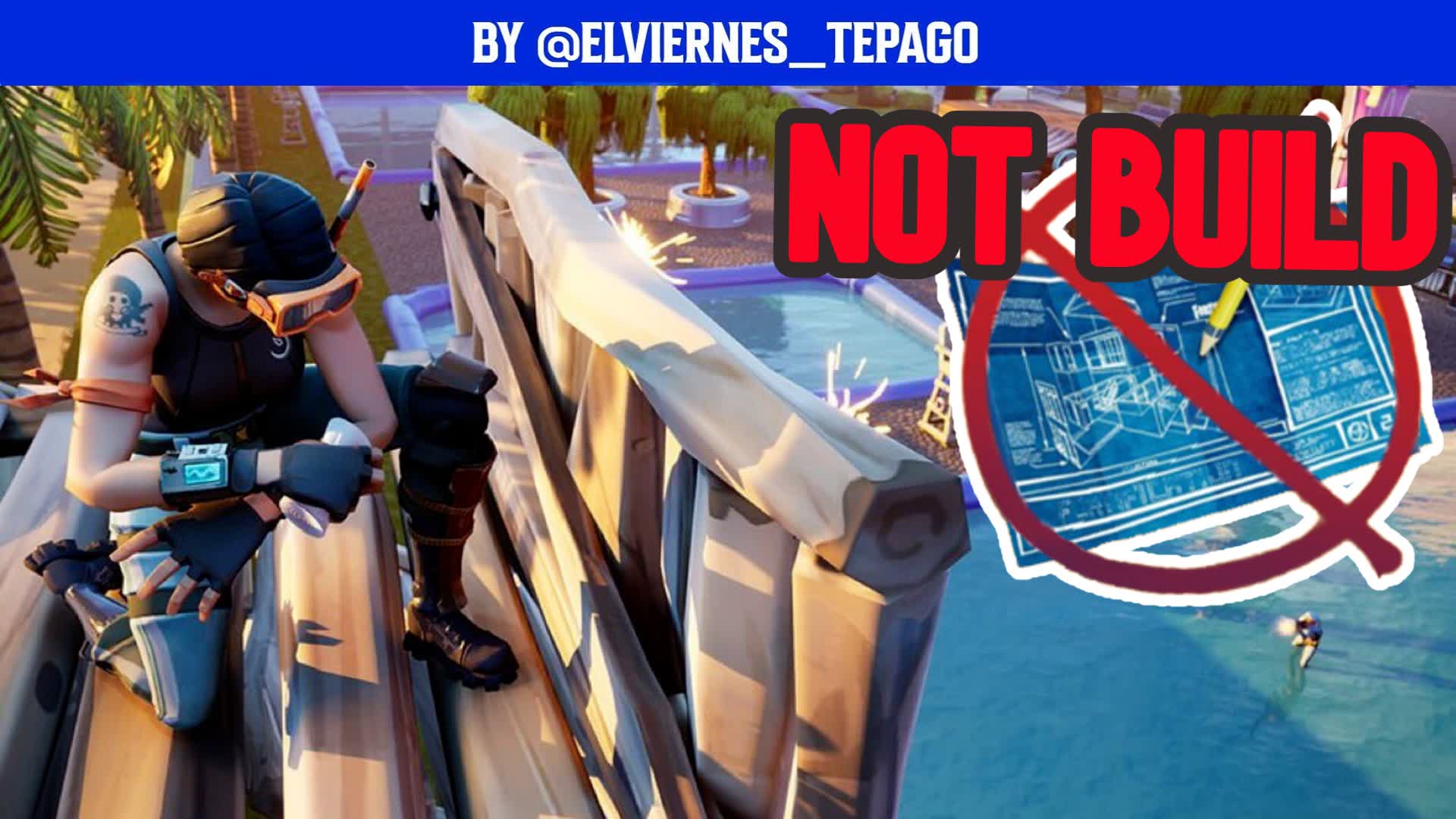 🚫ZONE WARS WATER PARK (NOT BUILD)🏊 [ elviernes_tepago ] – Fortnite Creative Map Code