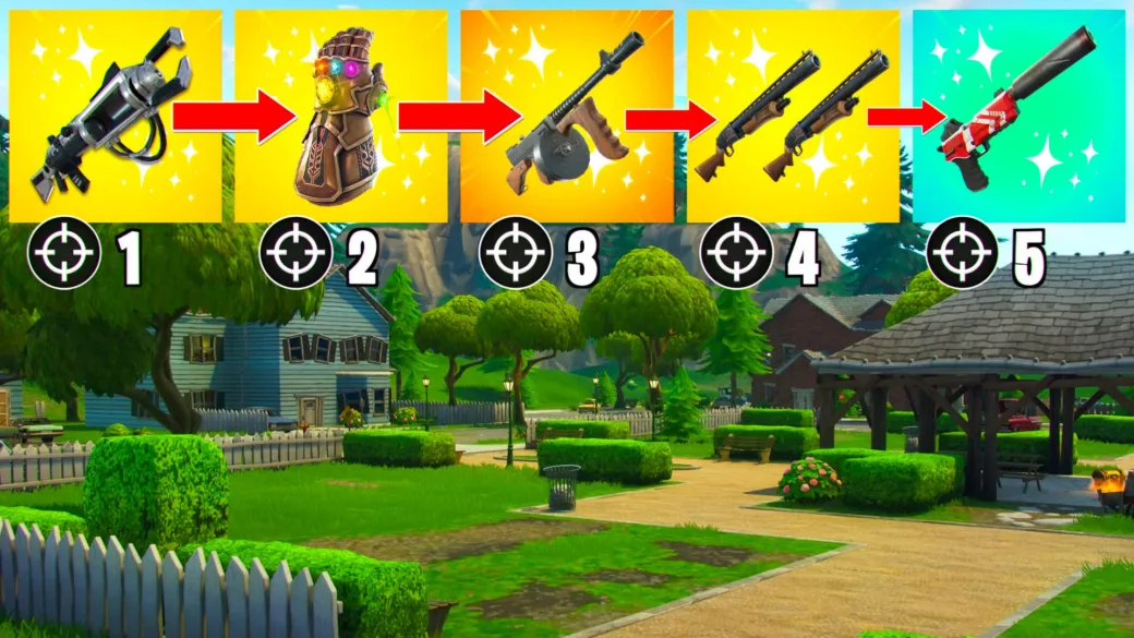 💥OG GUN GAME - PLEASANT PARK 💥 [ KND ] – Fortnite Creative Map Code