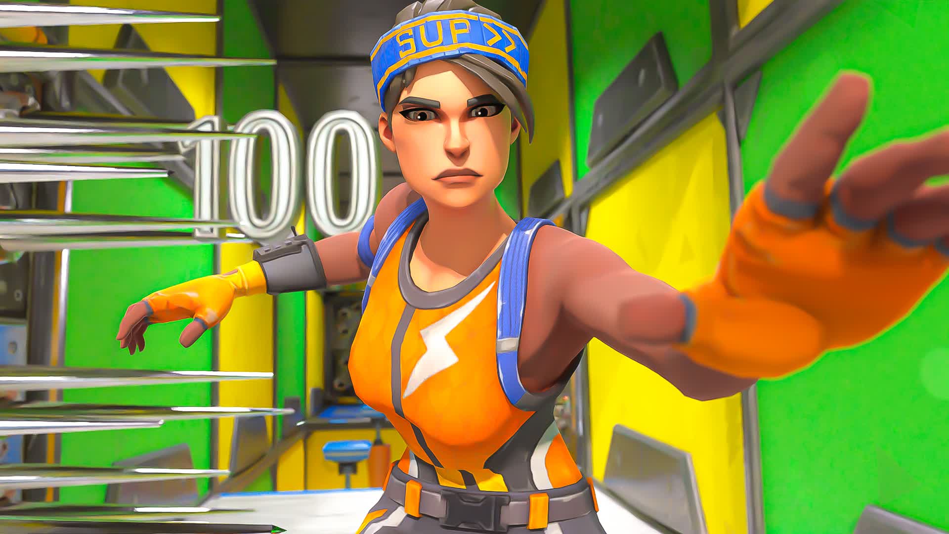 +100 LEVELS DEATHRUN - GREEN & YELLOW [ shadow-tdf ] – Fortnite Creative Map Code