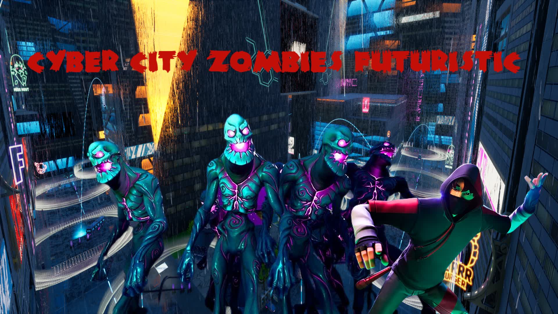 Cyber City Zombies Futuristic [ team-tonydjytb ] – Fortnite Creative ...
