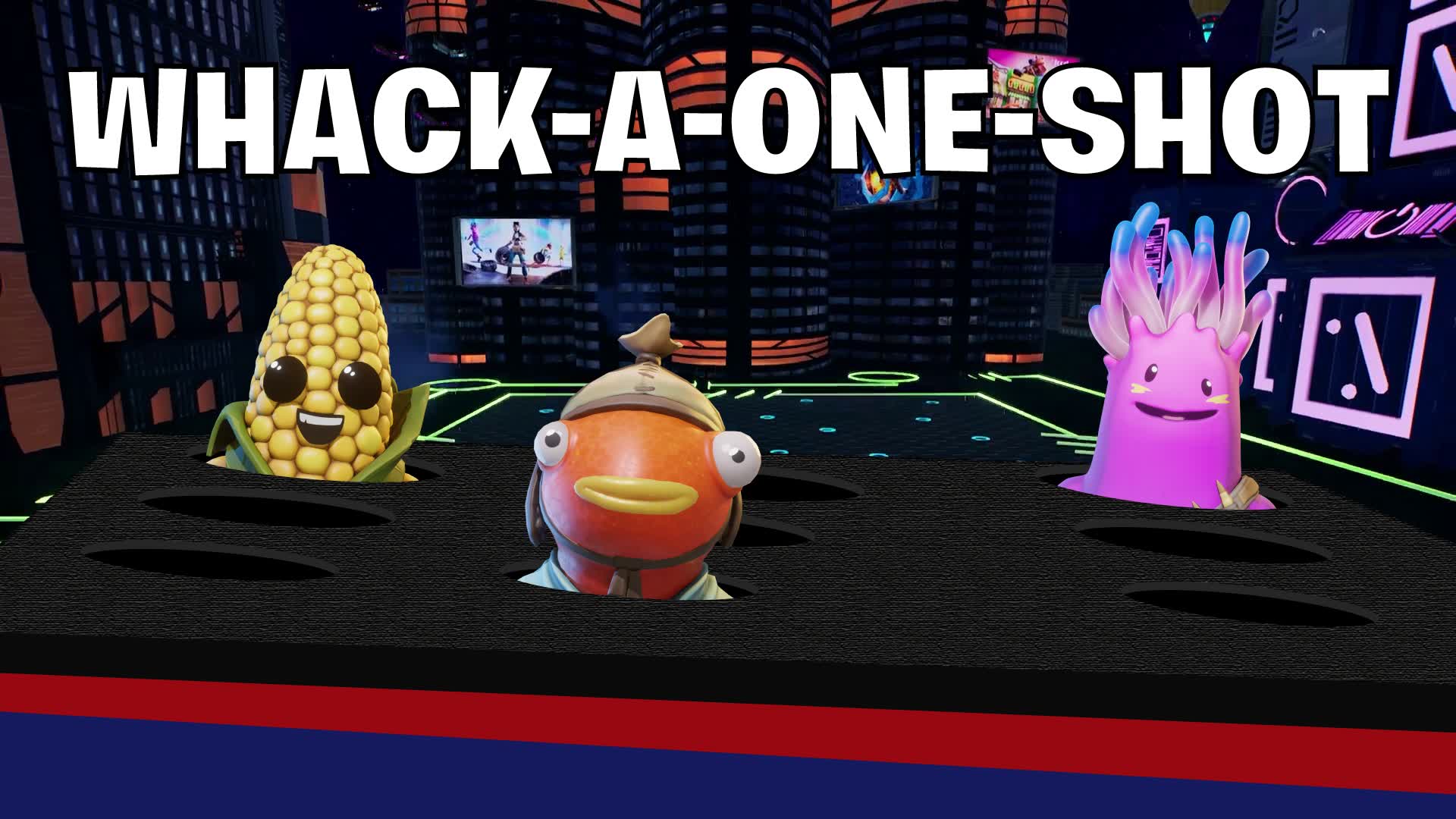 🎯Whack-A-One-Shot🎯 [ spankysully ] – Fortnite Creative Map Code