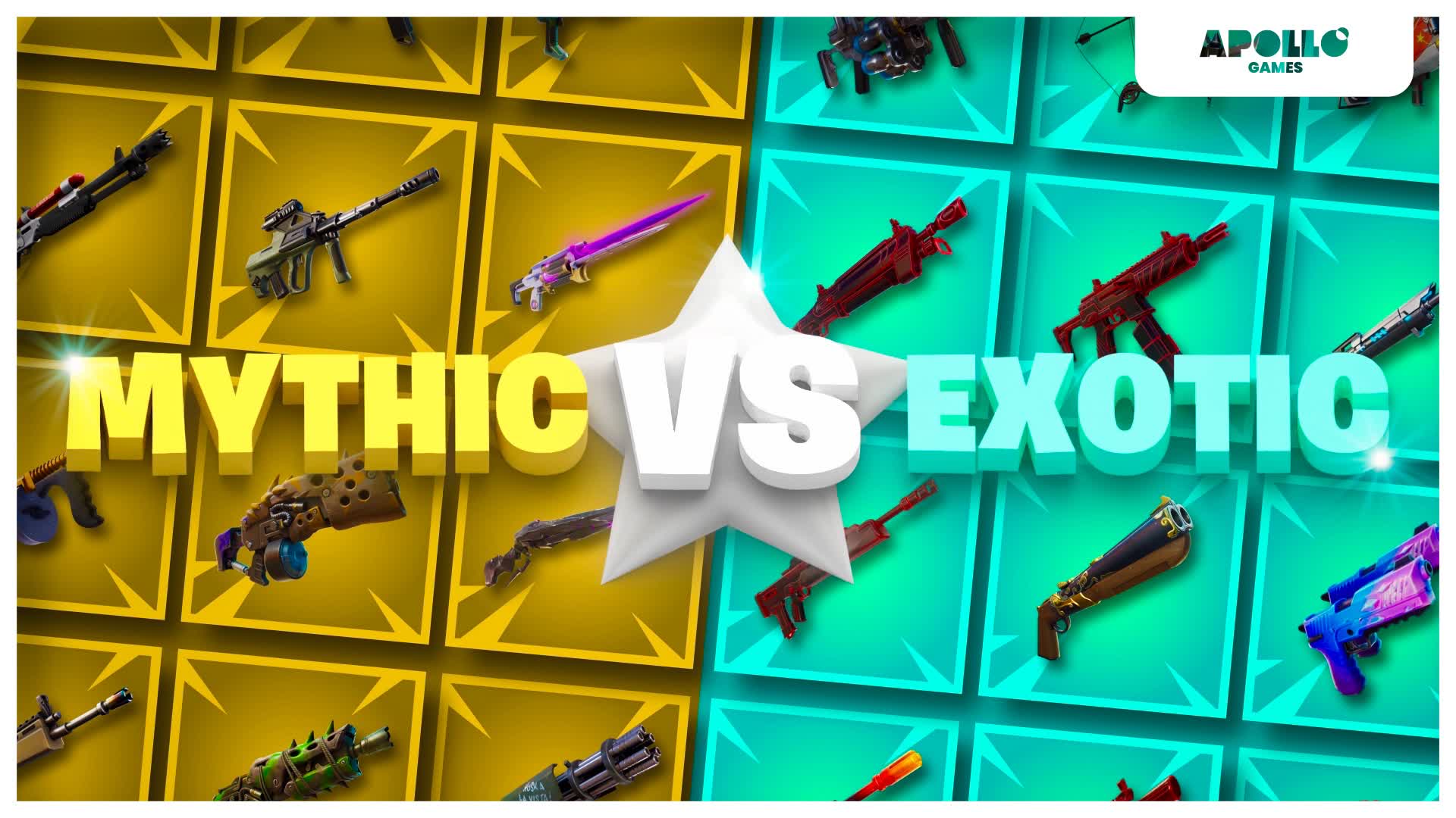 Mythic vs Exotic Arena [ mtg-apollo ] – Fortnite Creative Map Code