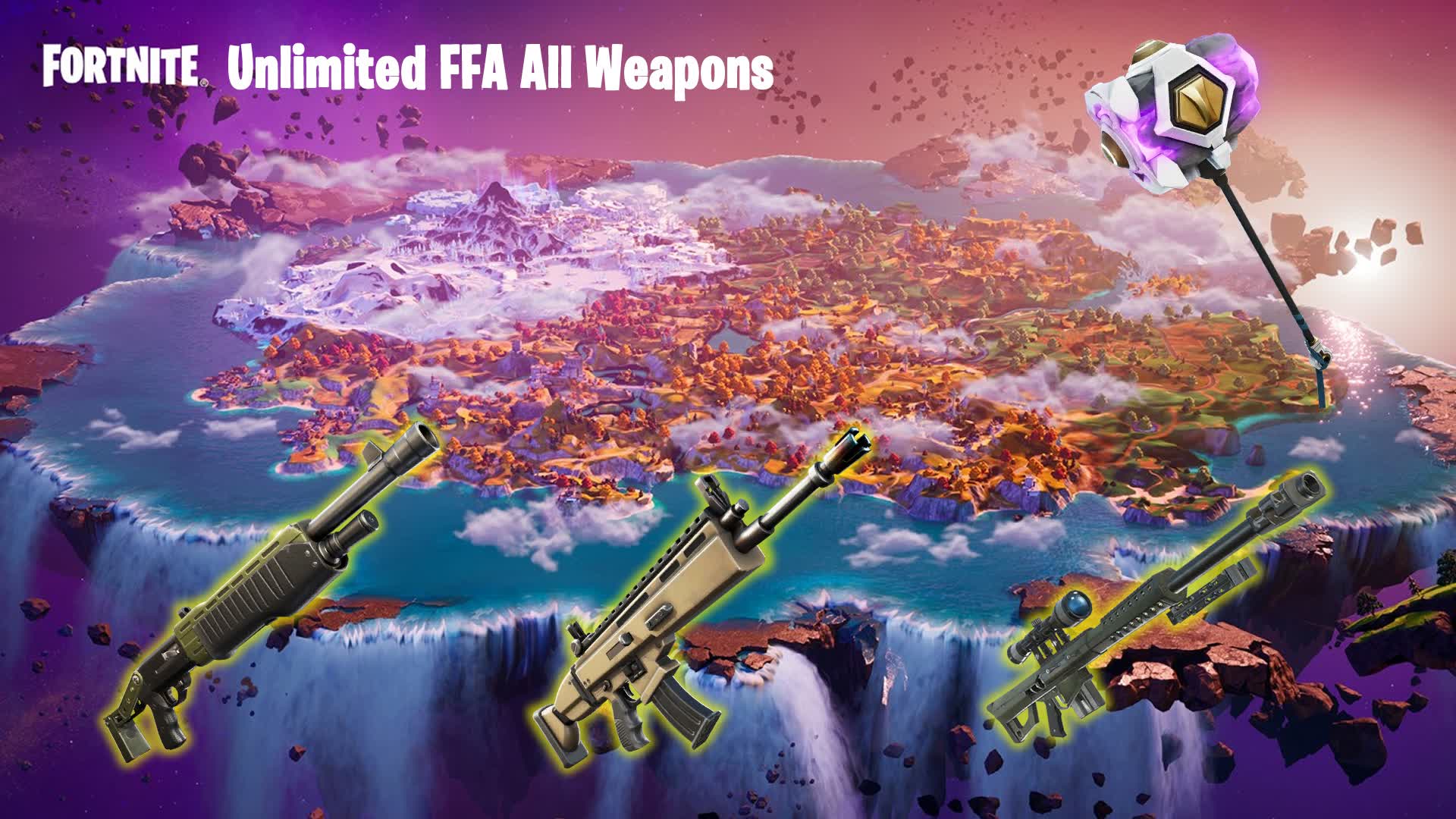 Unlimited FFA All Weapons! [ tyfighter ] – Fortnite Creative Map Code