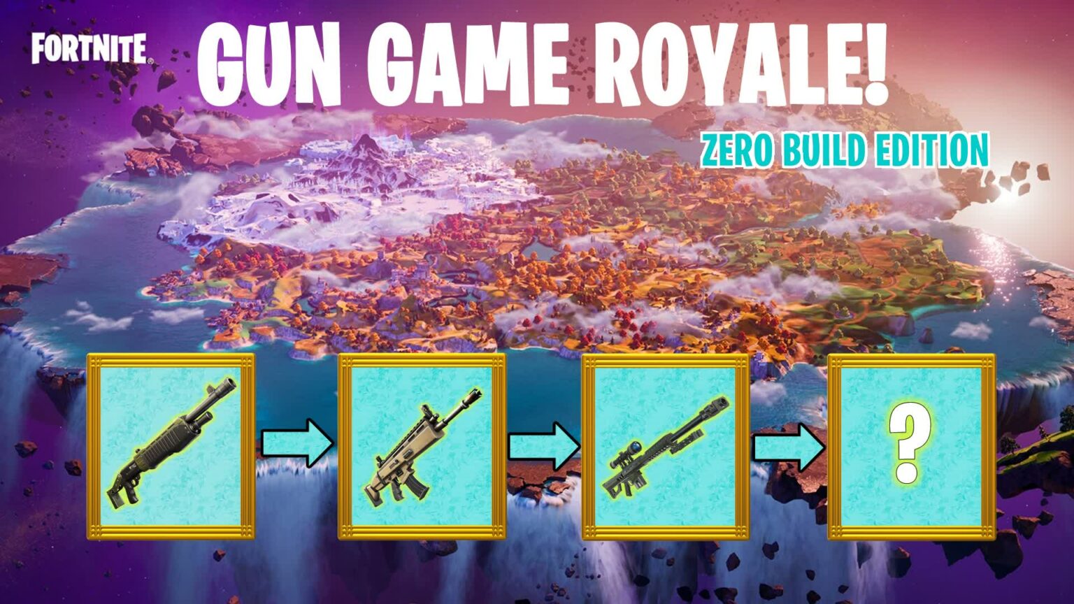Gun Game Royale Zero Build [ tyfighter ] – Fortnite Creative Map Code