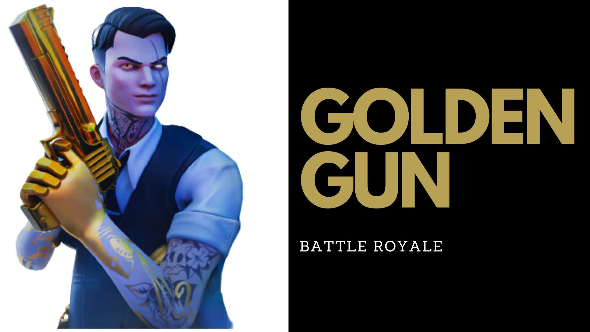 GOLDEN GUN - BATTLE ROYALE [ iiiSAndman ] – Fortnite Creative Map Code