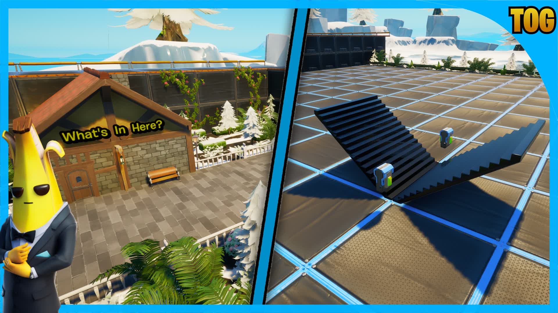 Maps created by tog at Fortnite Creative HQ