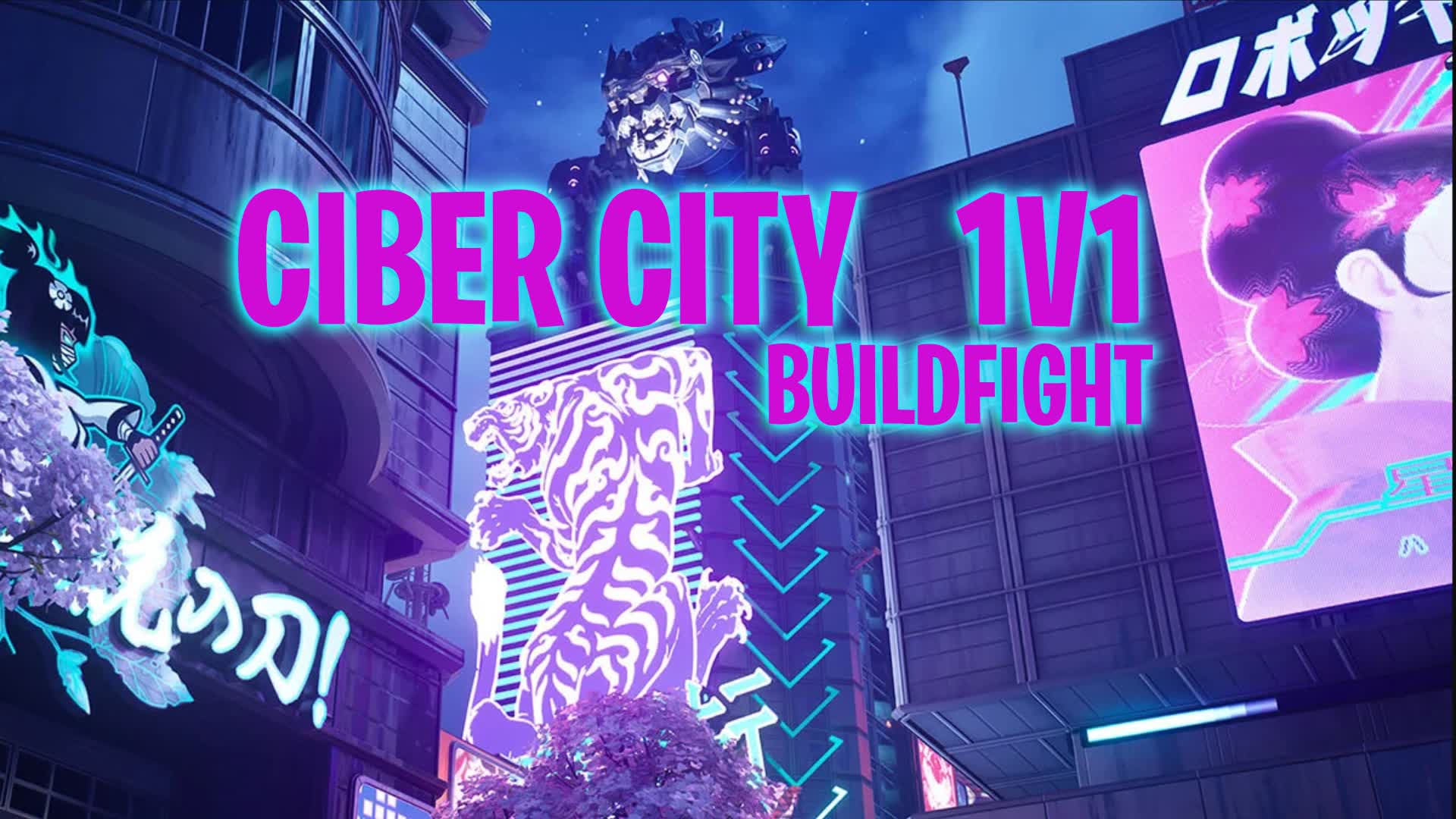 CYBER CITY 1 V 1 [ duxie ] – Fortnite Creative Map Code