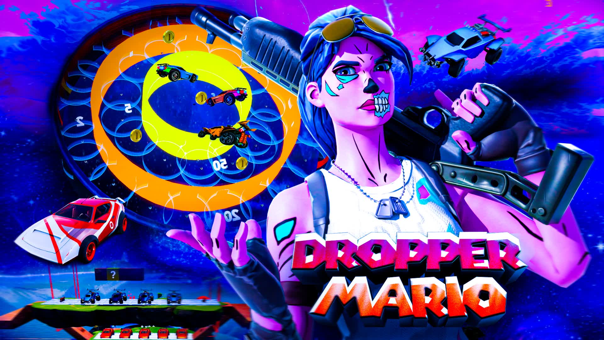⭐DROPPER MARIO⭐ [ ] – Fortnite Creative Map Code