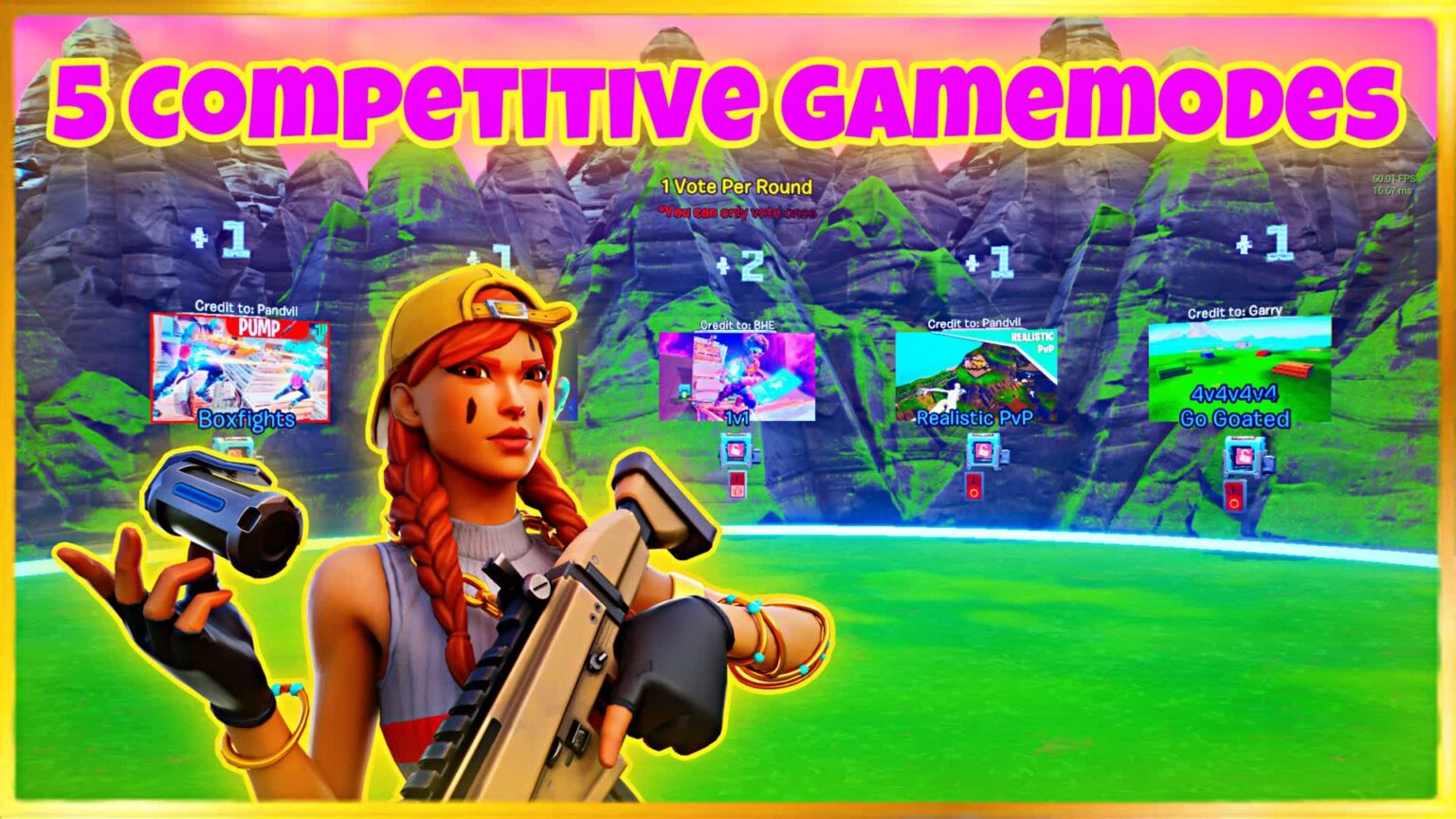 5 Competitive Gamemodes [ teammyst ] – Fortnite Creative Map Code
