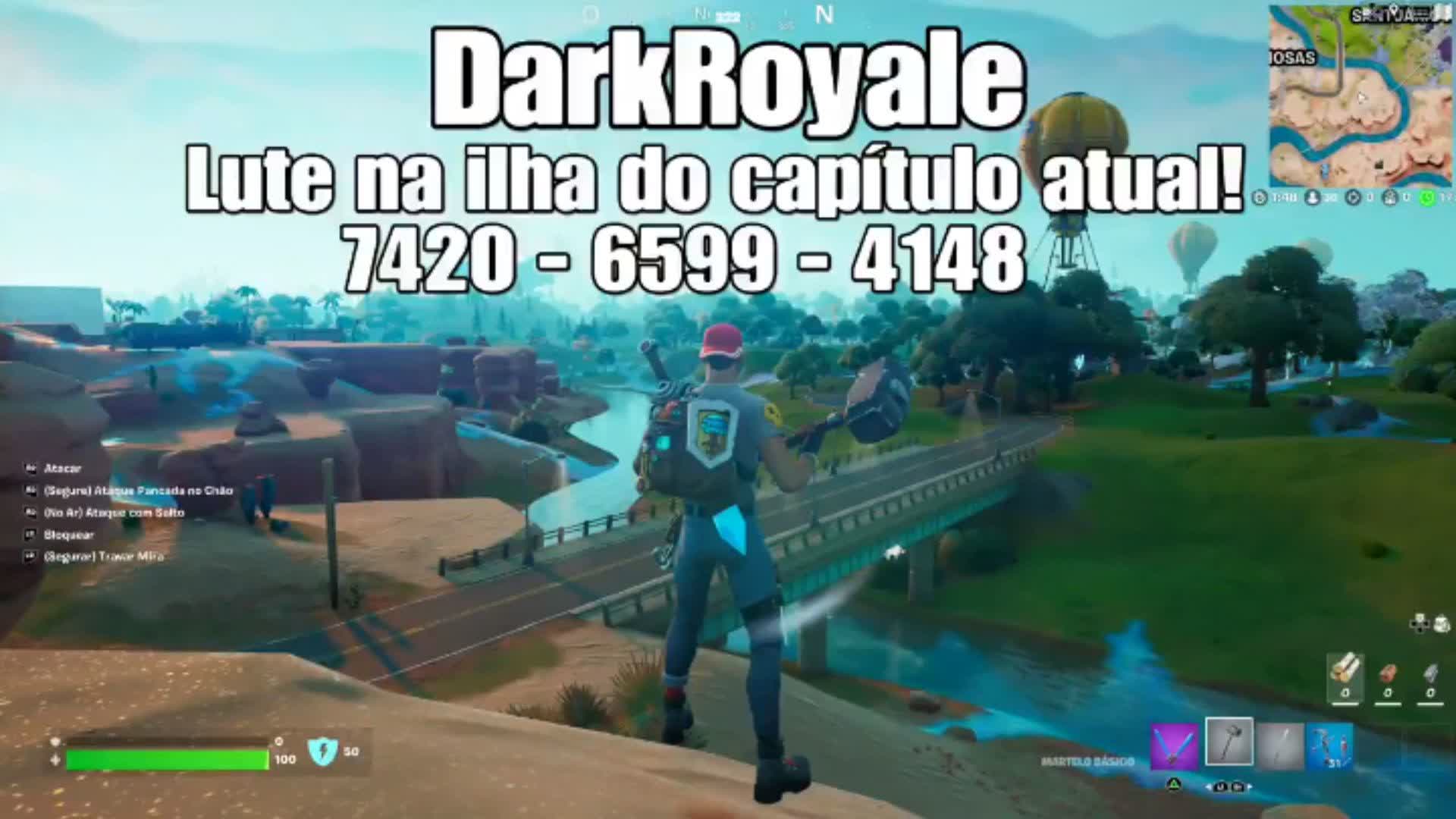 DarkRoyale! Espada,arco primal e Martelo [ darkdudos ] – Fortnite ...