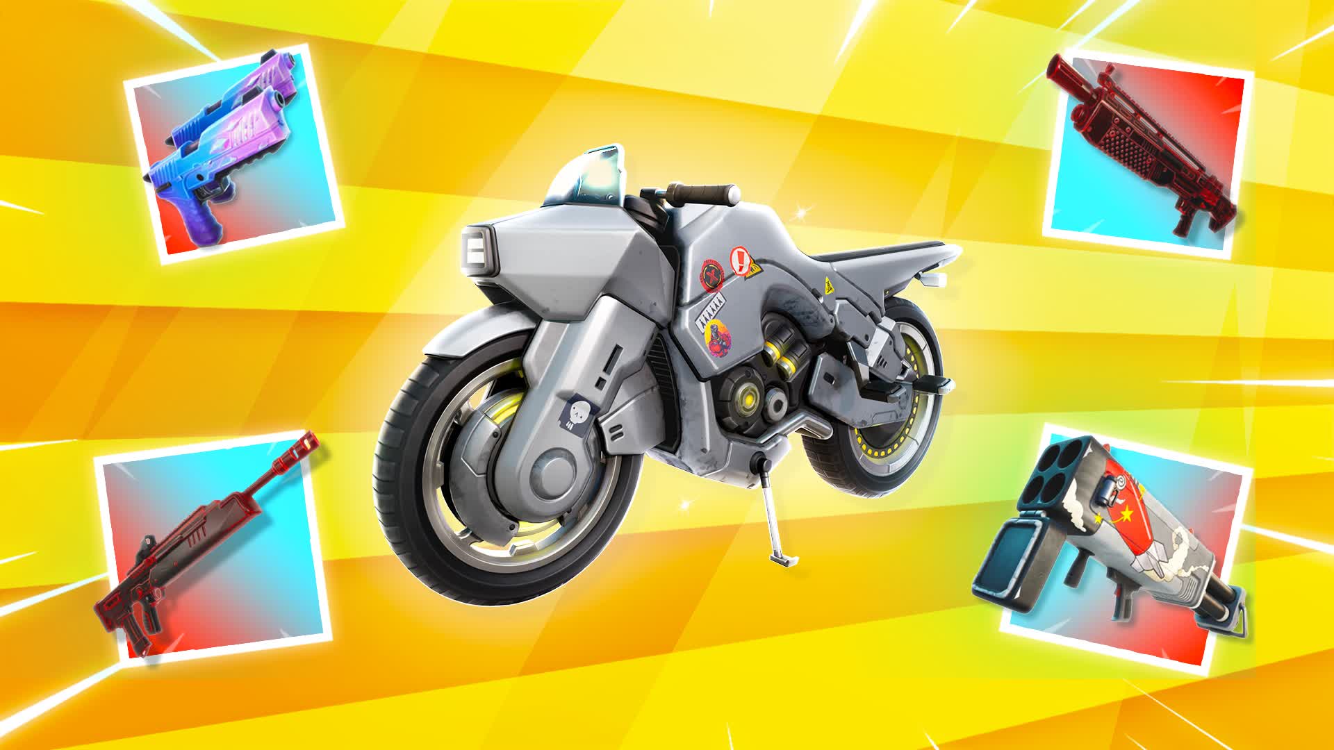 Futuristic Bike - EXOTICS FFA [ nsmash ] – Fortnite Creative Map Code